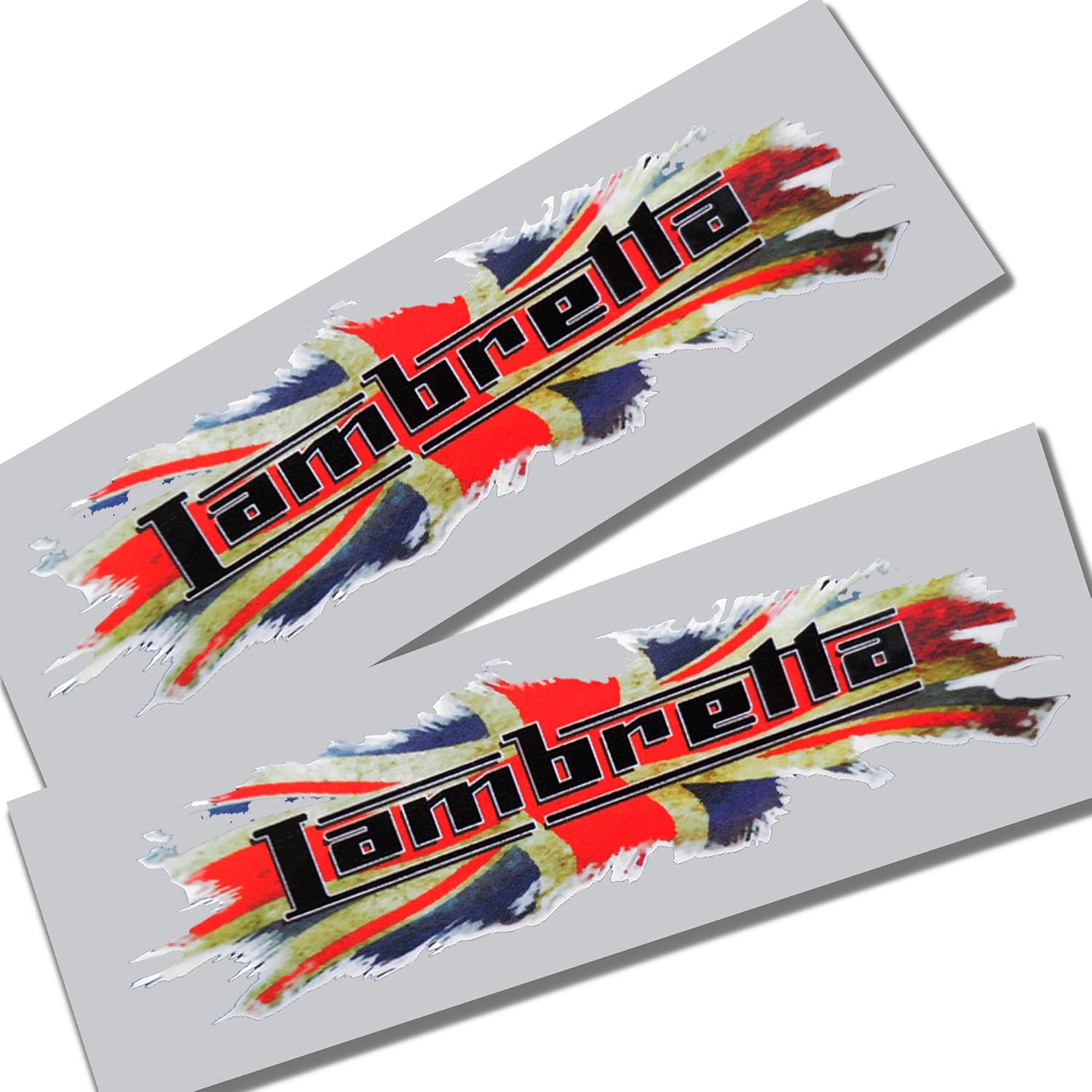 ! Lambretta union flag design graphics decals stickers x 2 small ...