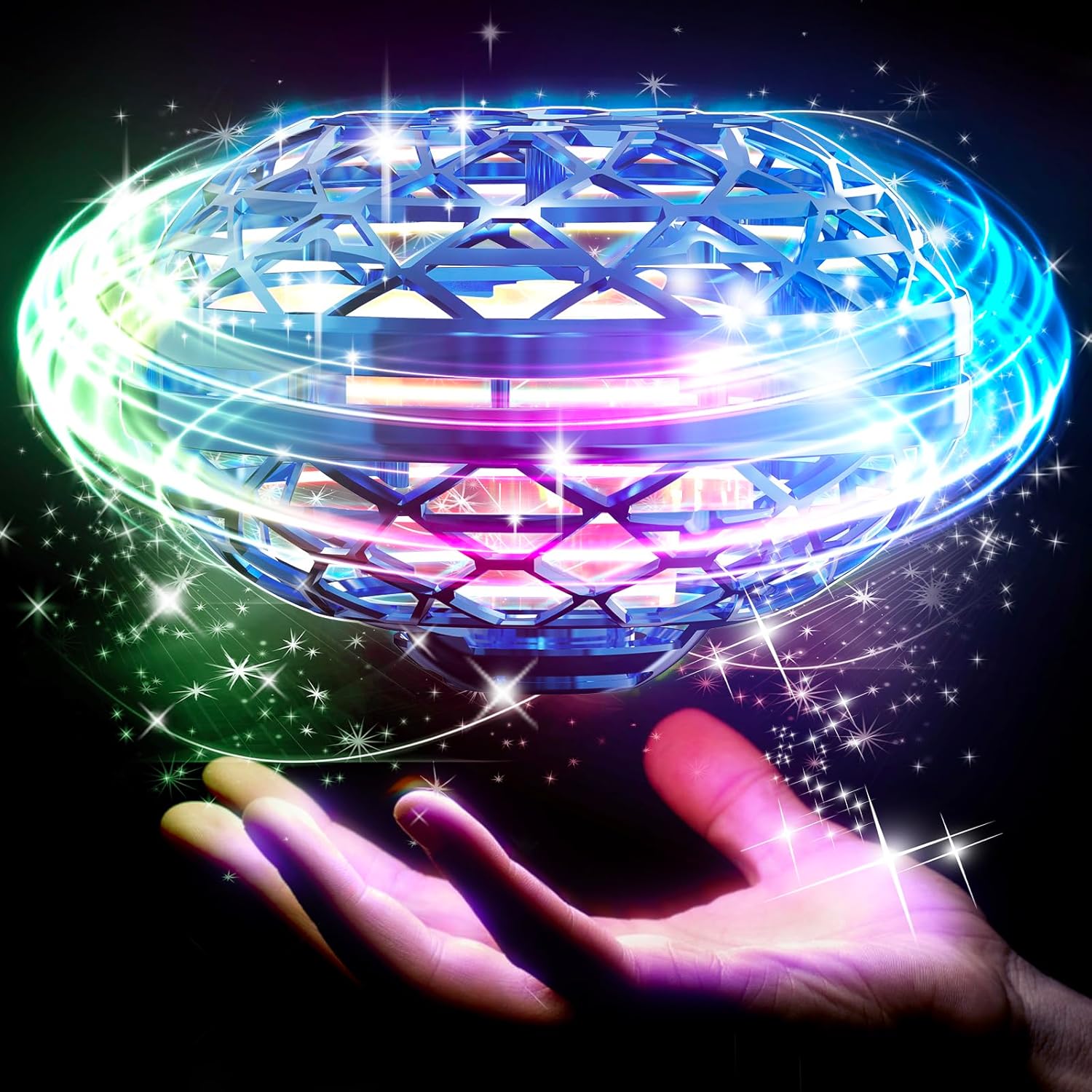 Amazon.com: Tecnock Flying Orb Ball Toys, Hover Ball Boomerang with ...