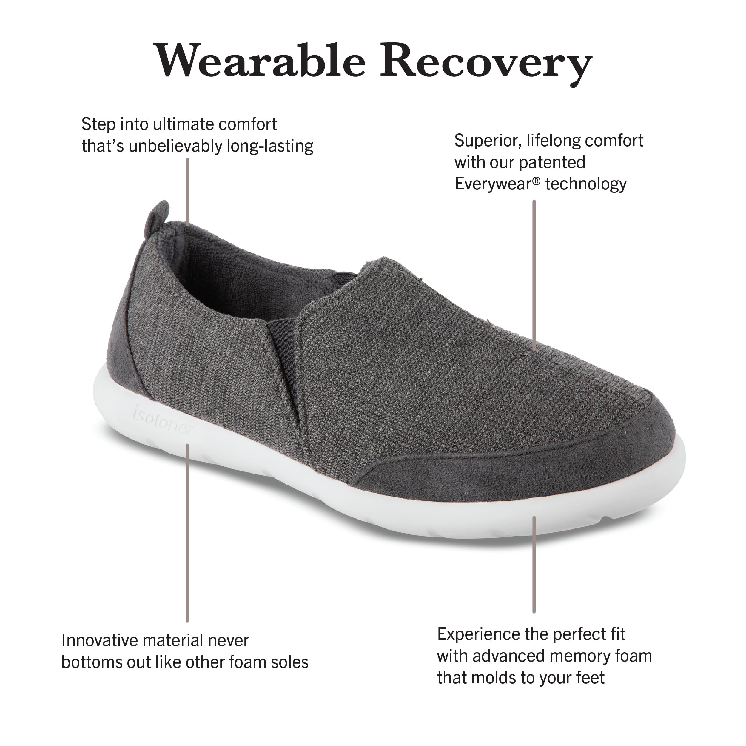 Snapklik.com : Isotoner Mens Zenz Active Slip-On: Ultra-Soft Casual Shoes