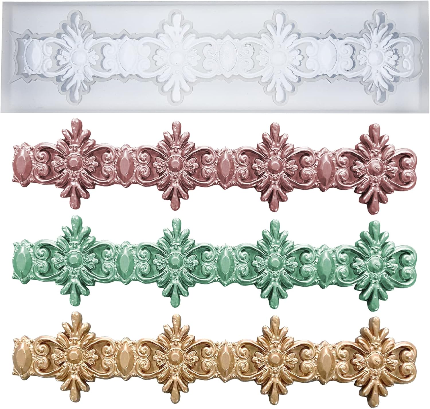 Amazon.com: Border Mold for Polyclay Air Dry Clay Plaster : Home & Kitchen