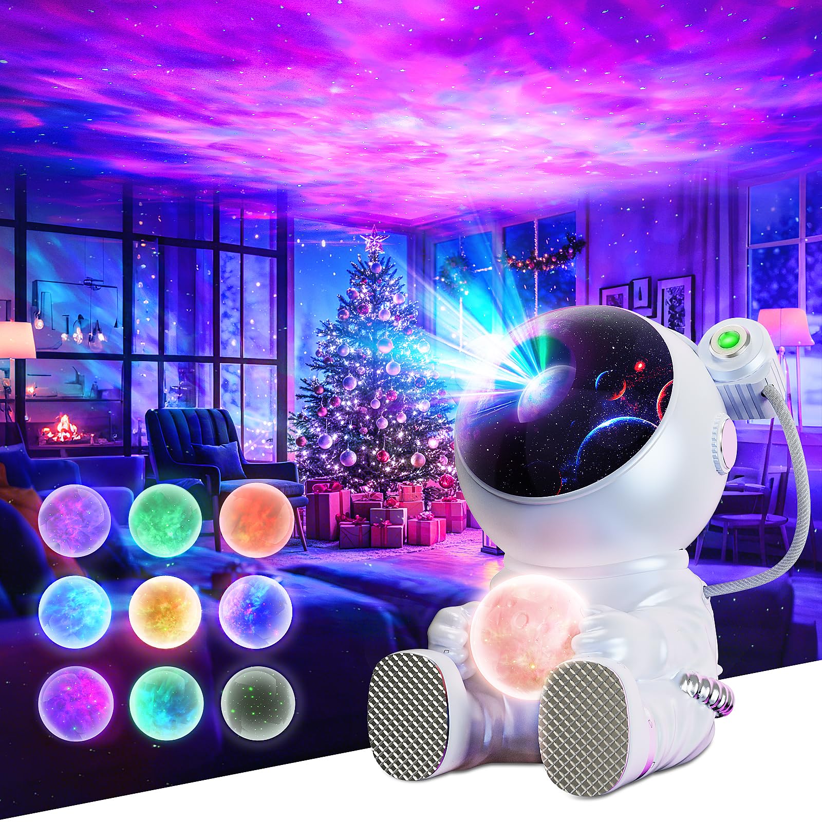 Astronaut Galaxy Projector Starry Night Light Projector, Astronaut ...