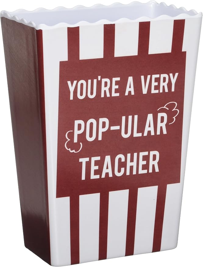 Amazon.com | Man Made You're A Very Popular Teacher Striped Melamine ...
