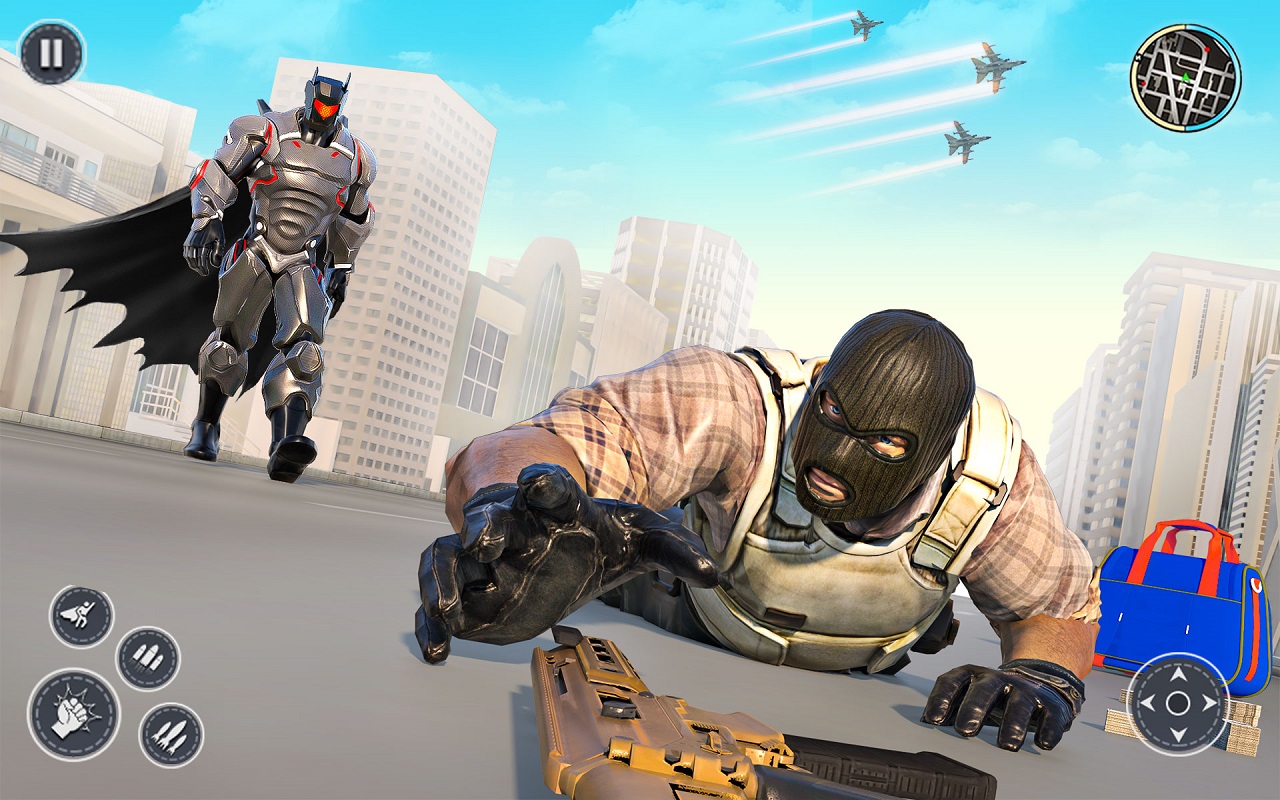 Robot Bat Hero Man Game Bat - Flying Bat Superhero Man Hero Game - Bat ...