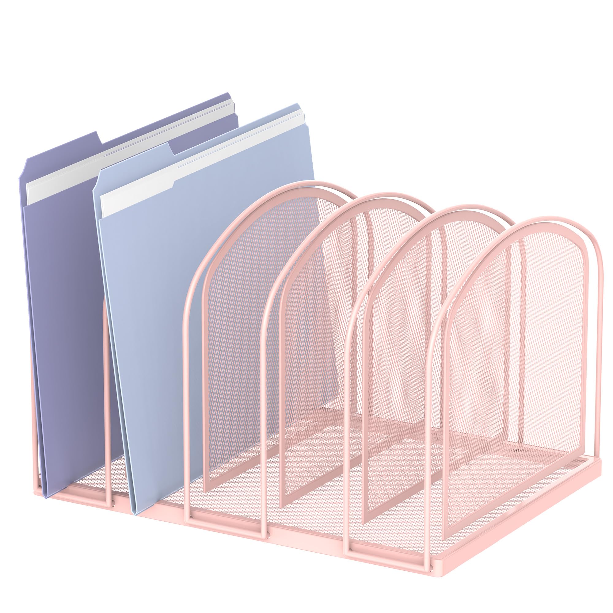 Amazon.com : SUPEASY File Organizer 5-Section Mesh Desk Organizer ...