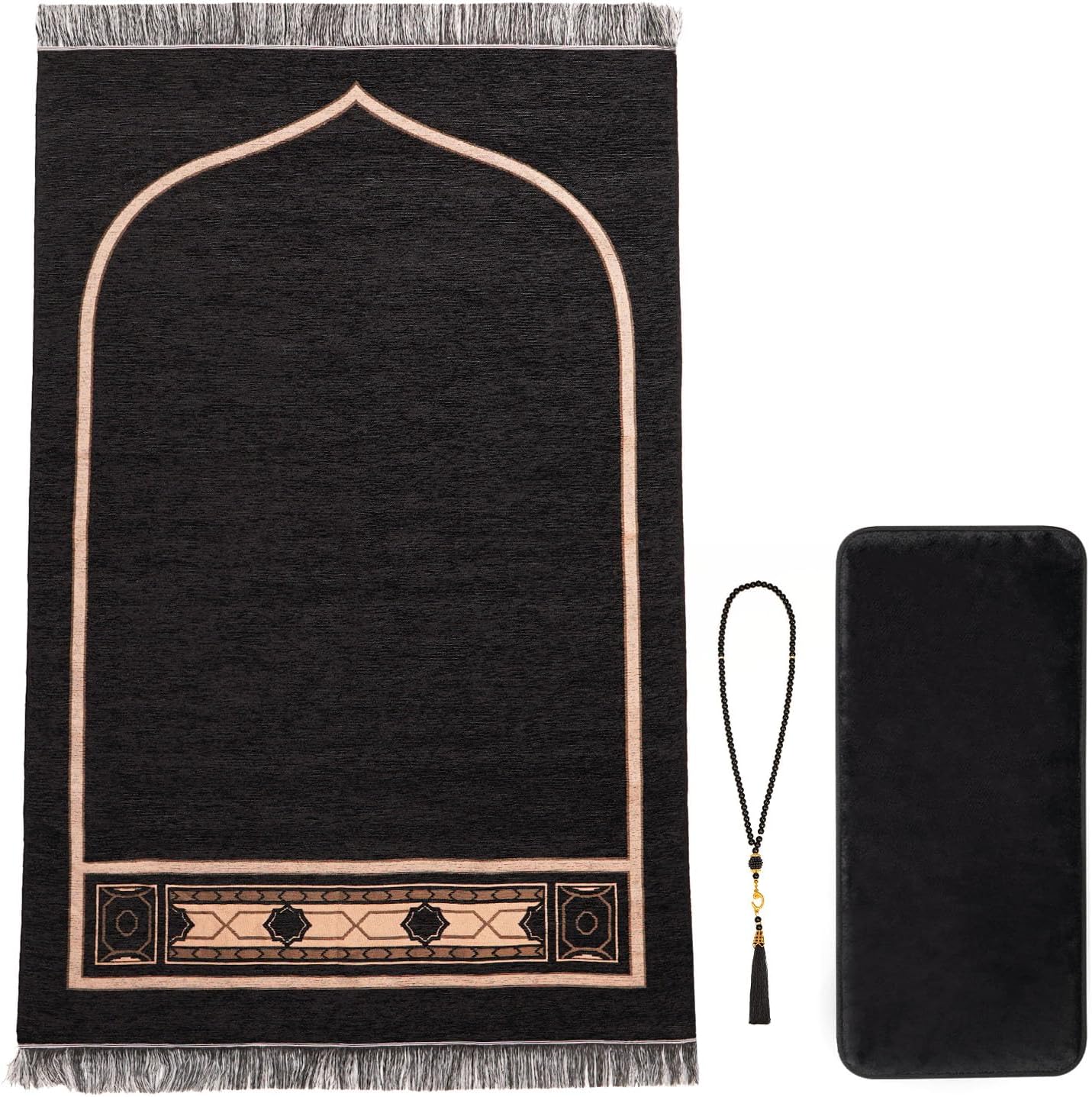 Amazon.com: Muslim Prayer Mat Islamic Prayer Rug Thick Soft Velvet ...