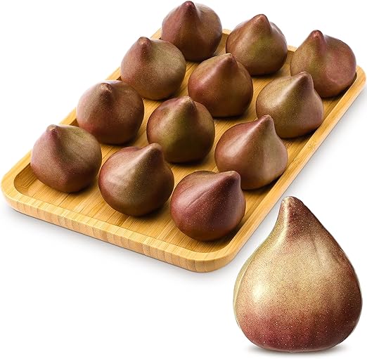 Amazon.com: Wavwavw 12 Pcs Fake Figs Artificial Fruit Bulk Faux Figs ...