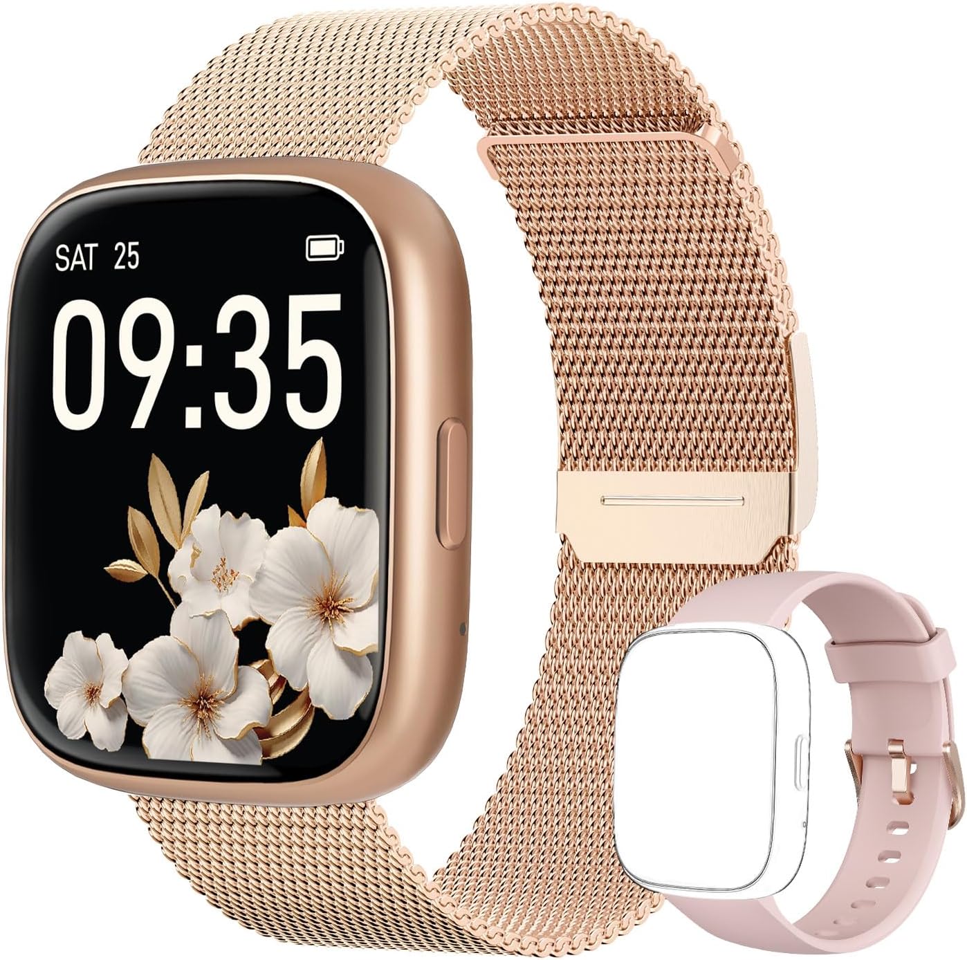 Amazon.com: TOOBUR Smart Watch for Women, No Phone No APP Needed,1.83 ...