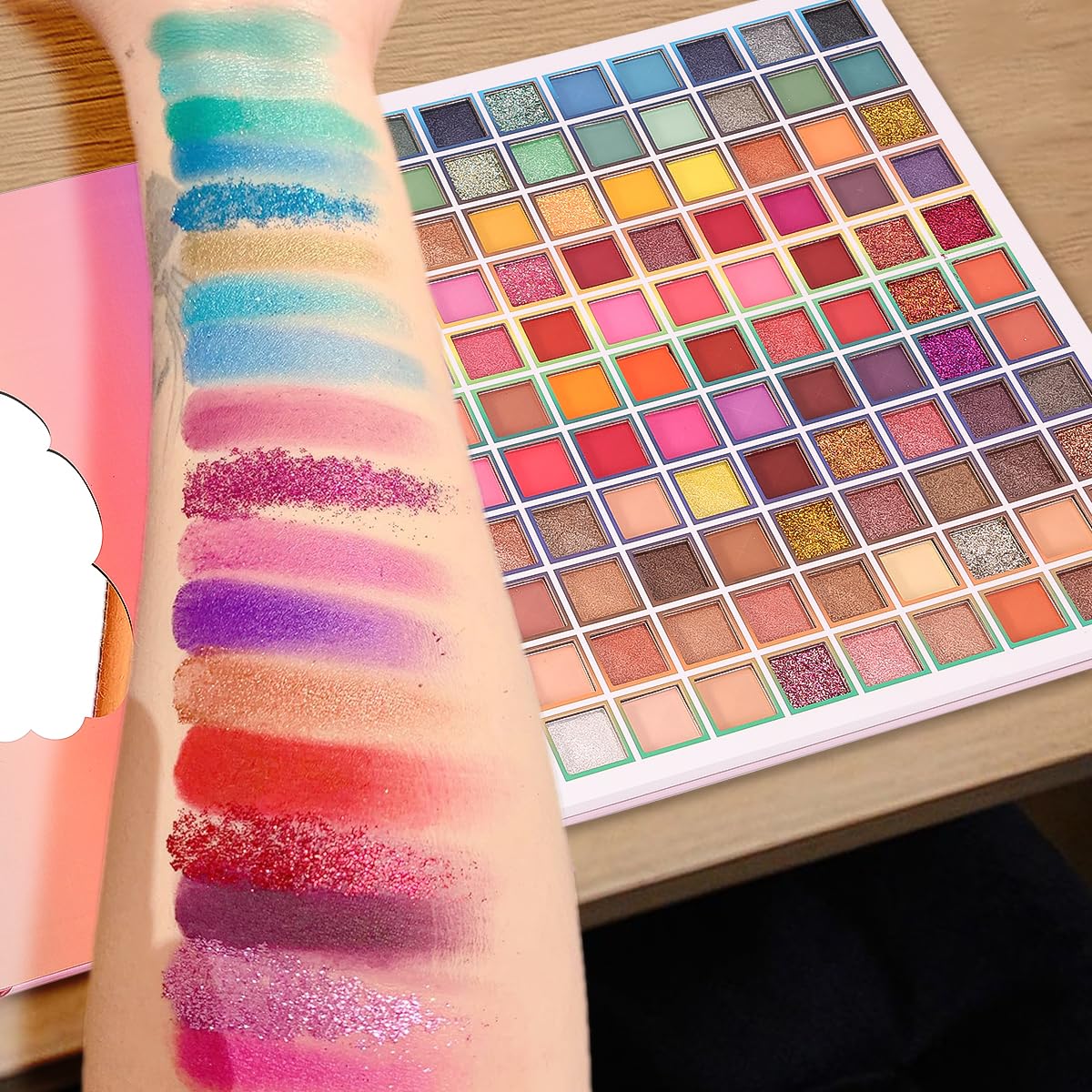 Snapklik.com : 99 Colors Eyeshadow Palette, Rainbow Colorful Eyeshadow ...