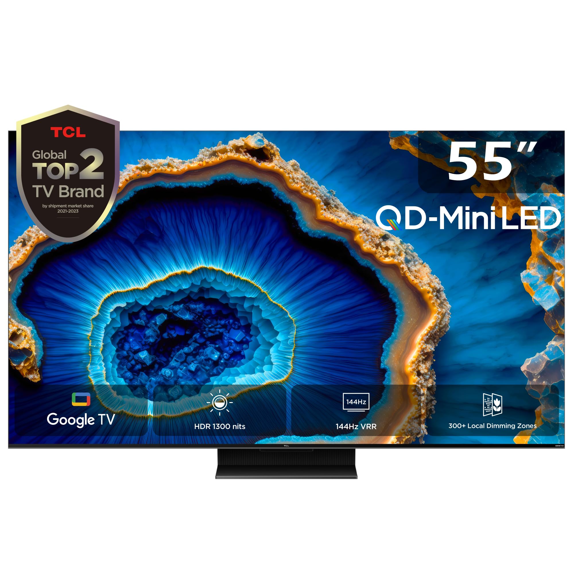 TCL TV, Qd Mini Led, 144Hz Vrr, Imax Enhanced - 55 Inch Black 55C755 ...