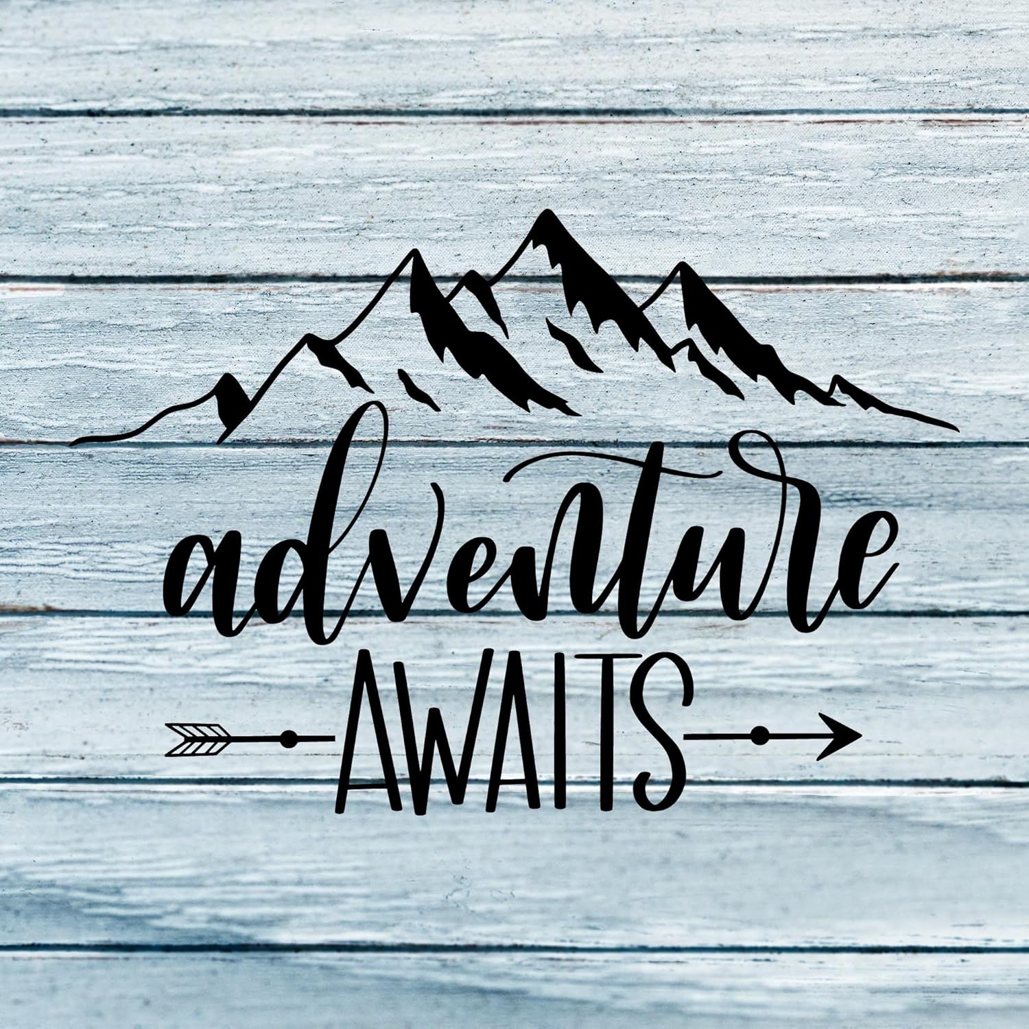 Amazon.com - Adventure Awaits - Camping Wall Decals Camper Decor ...
