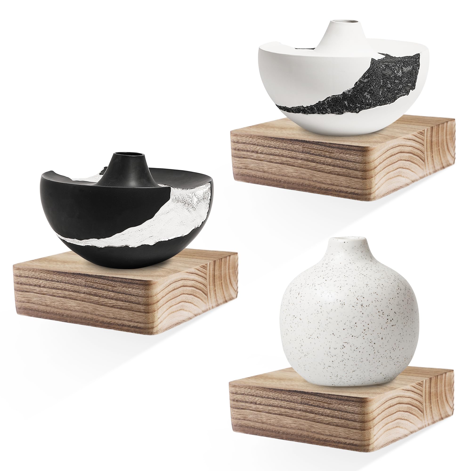 Amazon.com: NIUBEST Small Floating Shelf,Set of 6 Inch Display Ledges ...