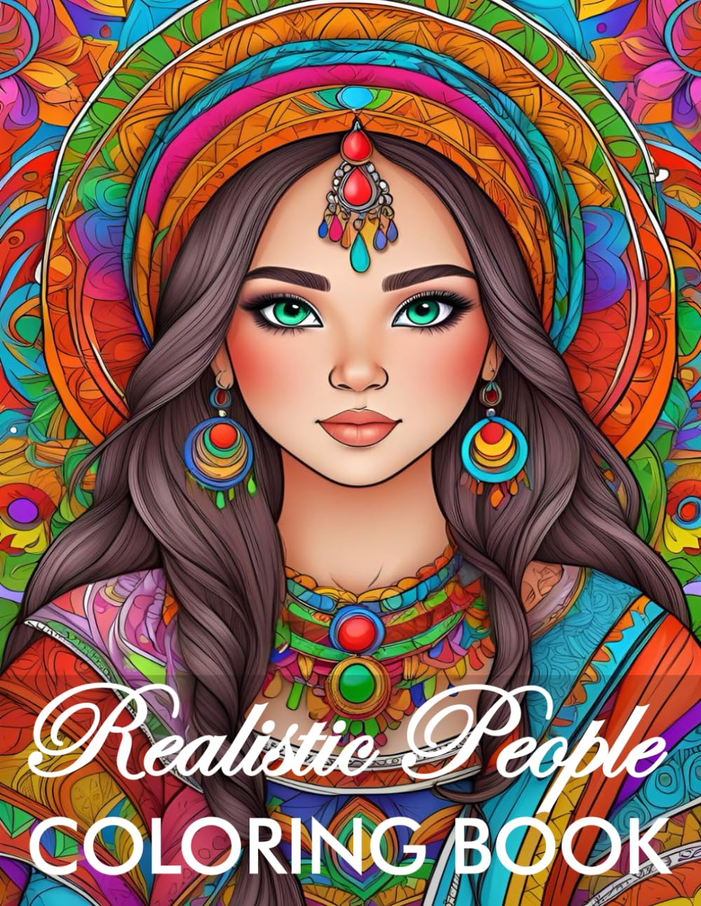 Realistic Girl Face Coloring Pages Printable Coloring Page Fantasy