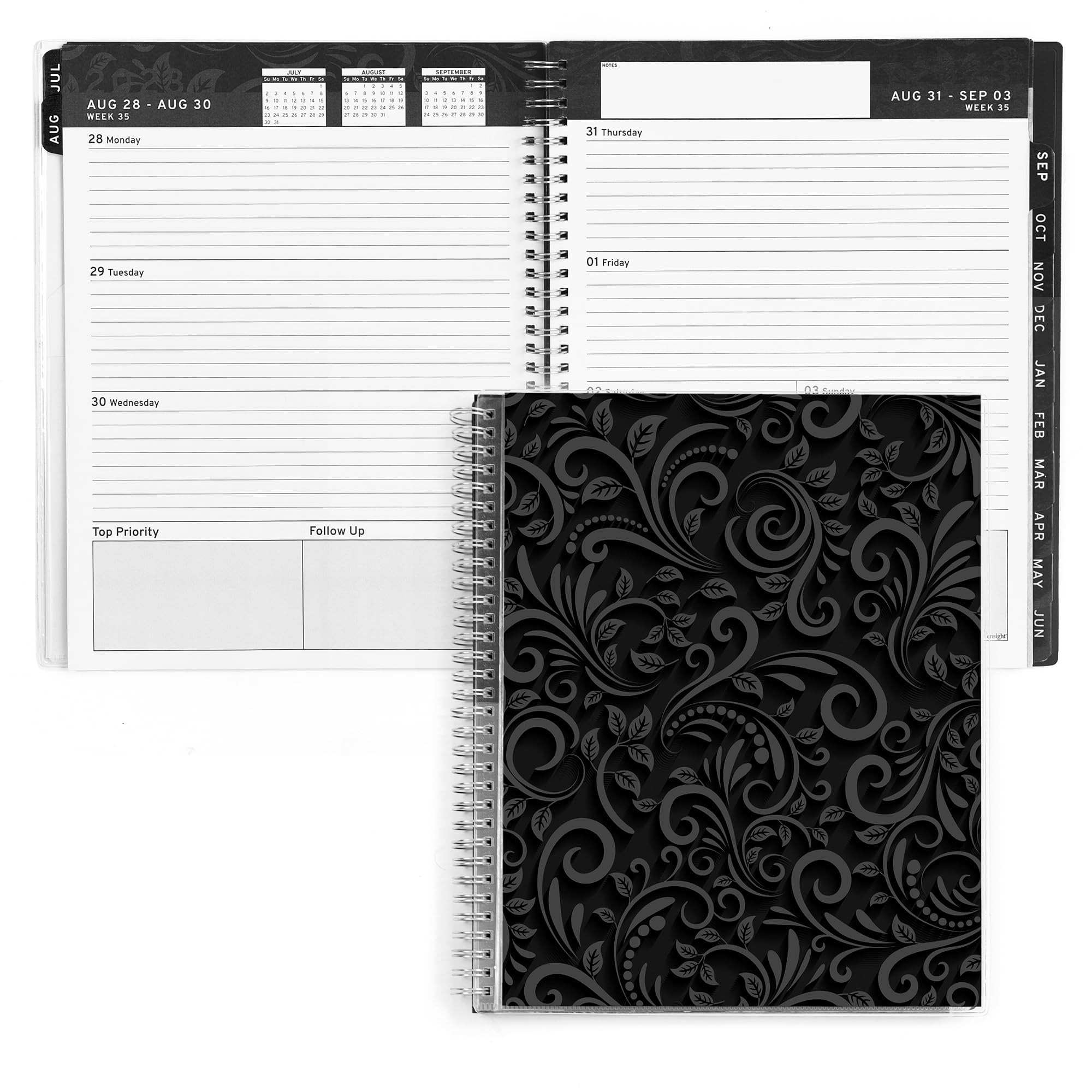 Simple Planner 2023-2024 Academic Planner - ENSIGHT - 8.5 x 11" with ...