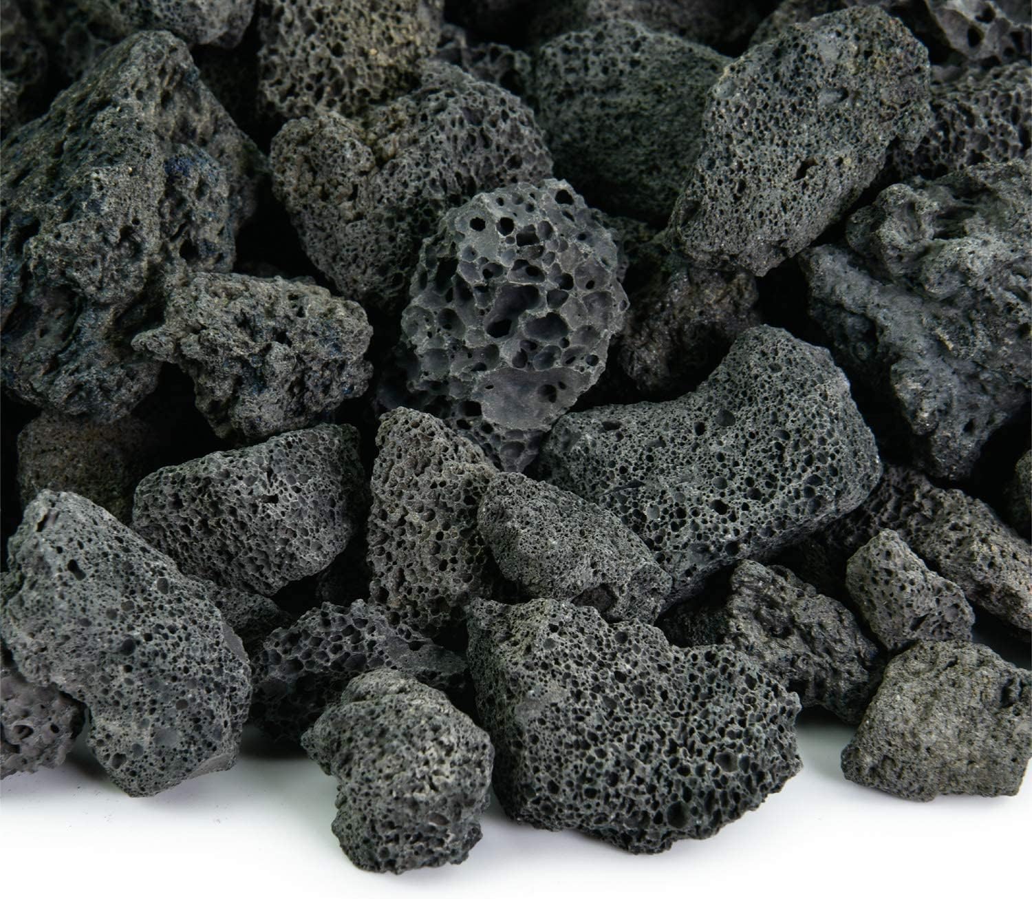 Taiyo Pluss Discovery Aquarium Lava Rock/Black Grey Lava Natural Pumice ...