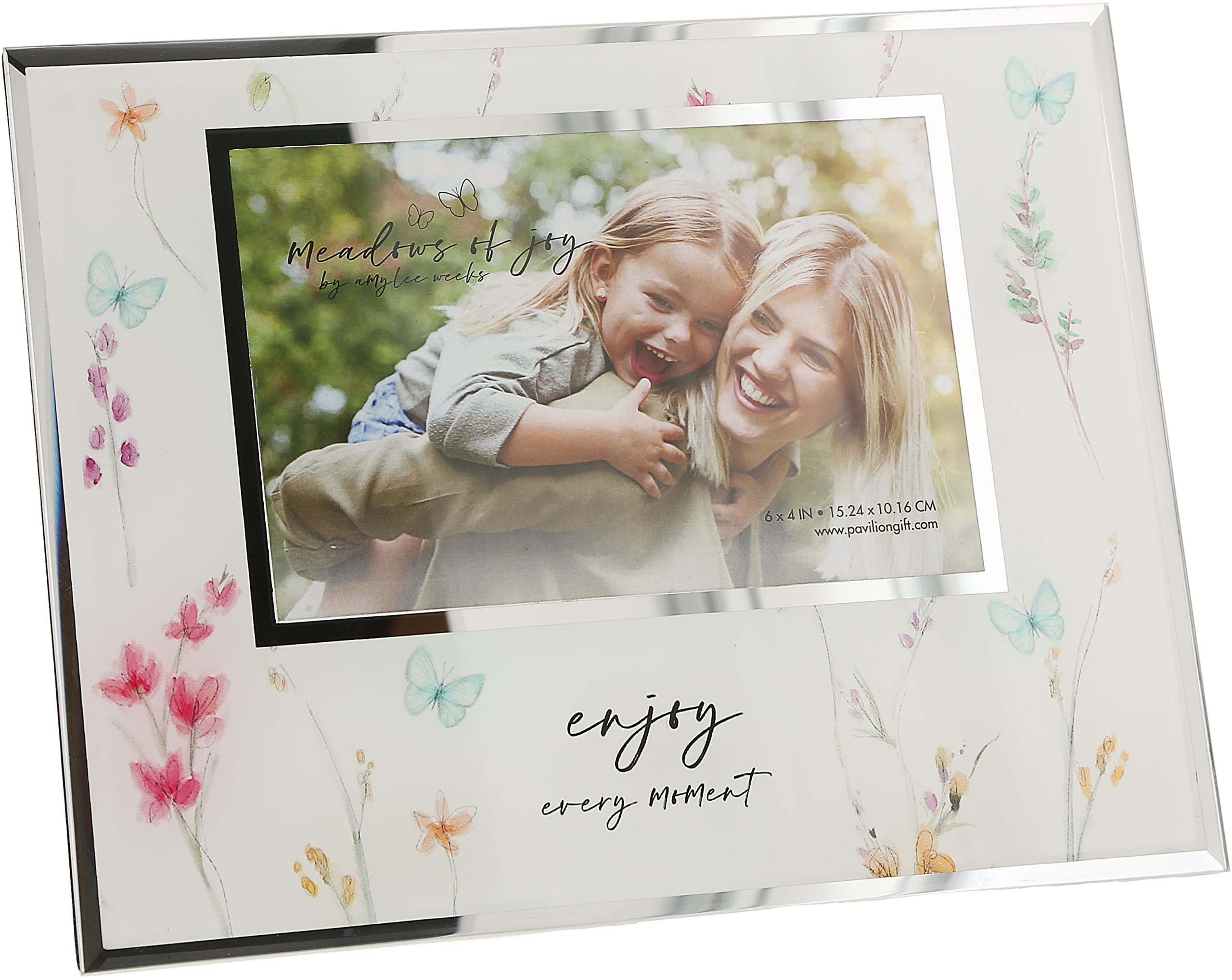Amazon.com - Pavilion - Enjoy Every Moment - Mirror Glass Photo Frame ...