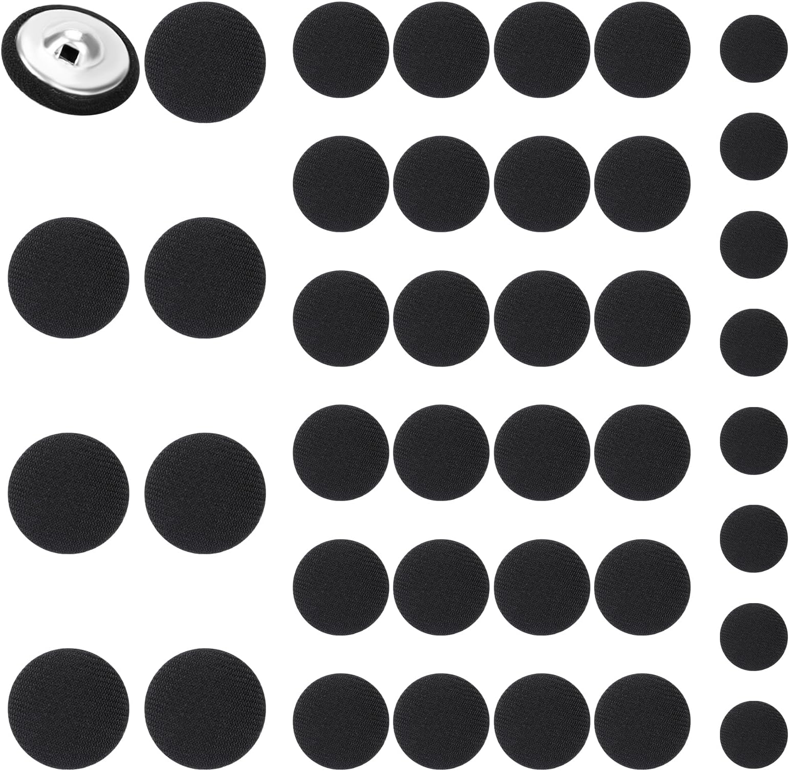 Amazon.com: MisterShop® Brand Deluxe Black Tuxedo Suit Buttons 11 Piece ...