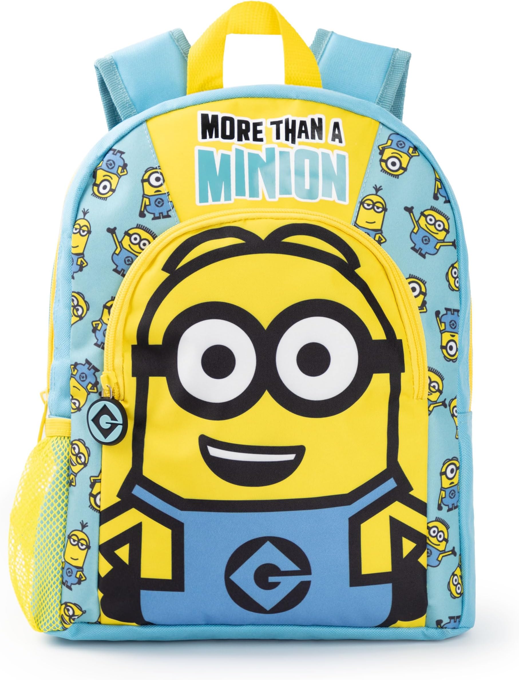 Amazon.com | Minions Boys Backpack Dave Blue & Yellow Rucksack with ...