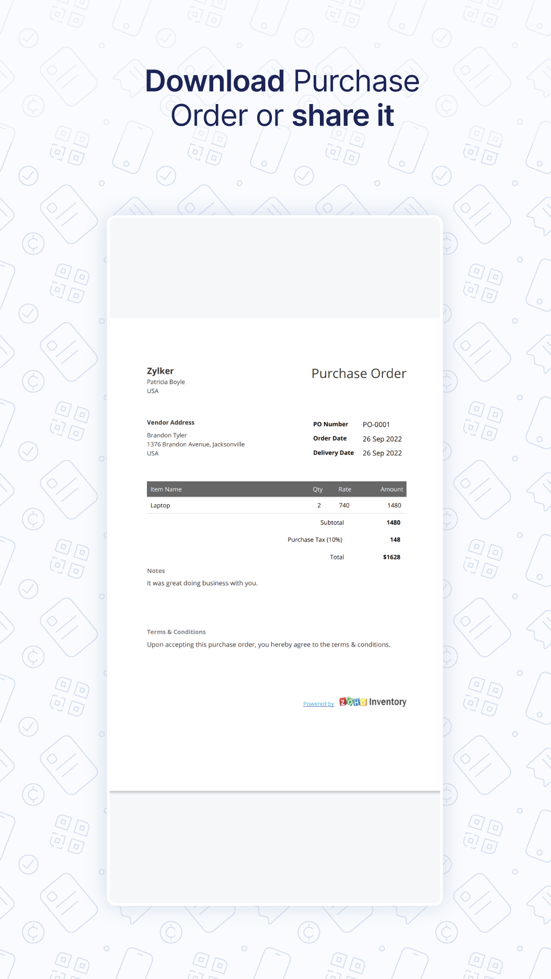 Free Purchase Order Generator - App on Amazon Appstore