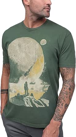 Amazon.com: INTO THE AM Vintage Graphic Tees for Men - Lightweight Soft ...