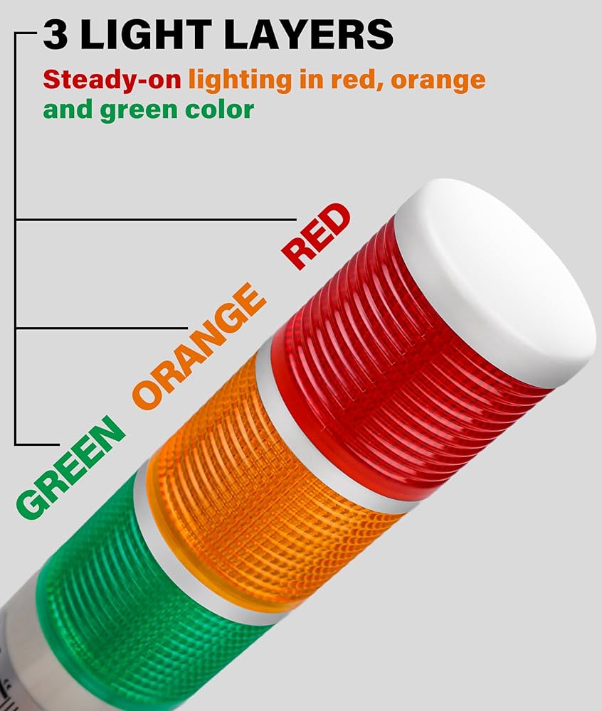 Status Indicator Lights Schneeberger Machine Red/Orange/Green CNC