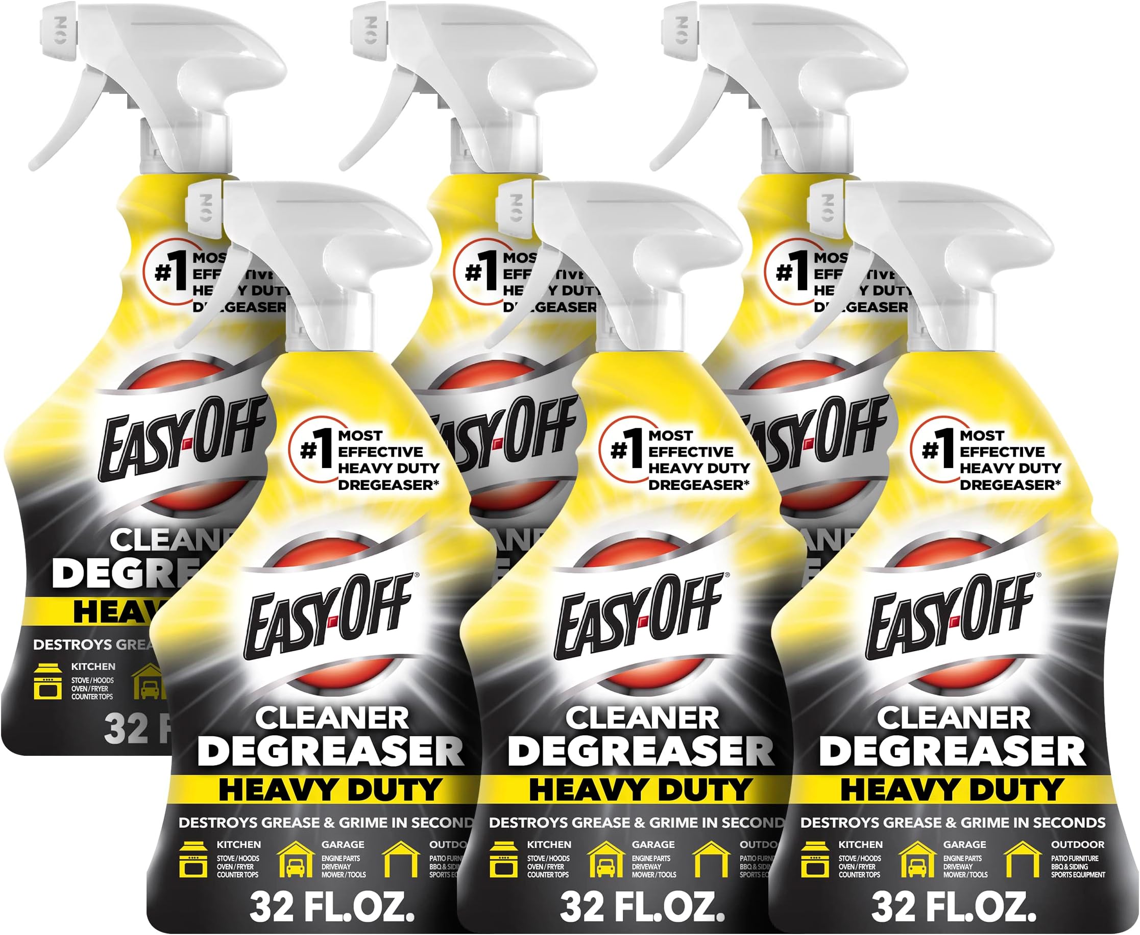 Amazon.com: Easy Off Heavy Duty Degreaser Cleaner Spray, 32 Ounce (Pack of 2)