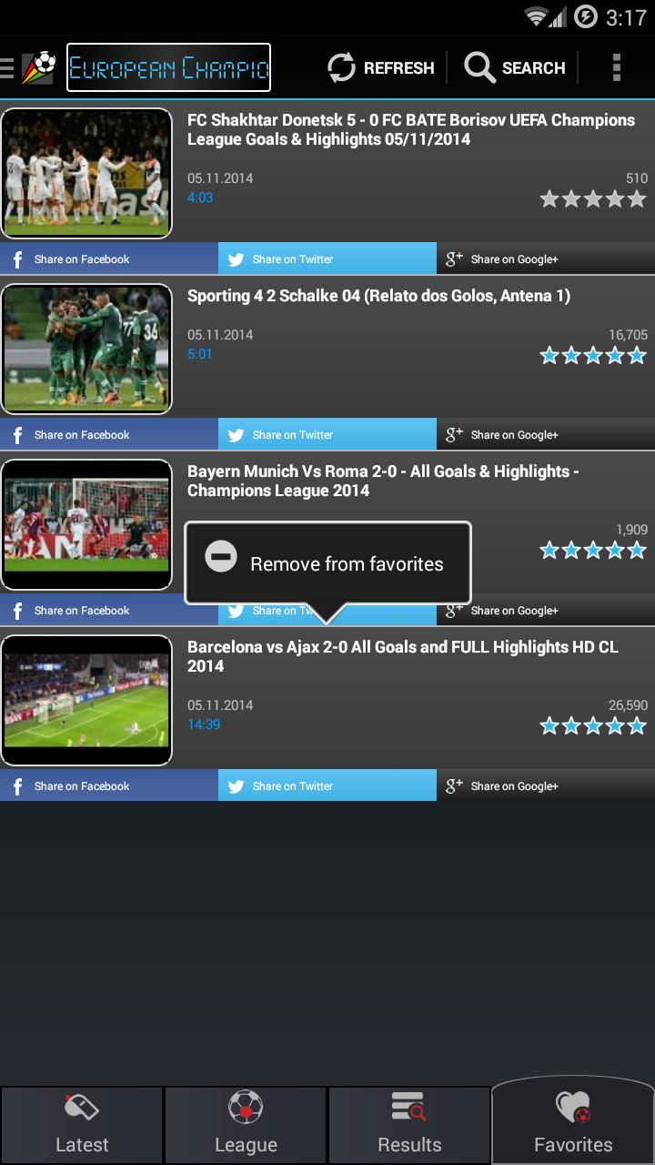 Football Highlights - App on Amazon Appstore