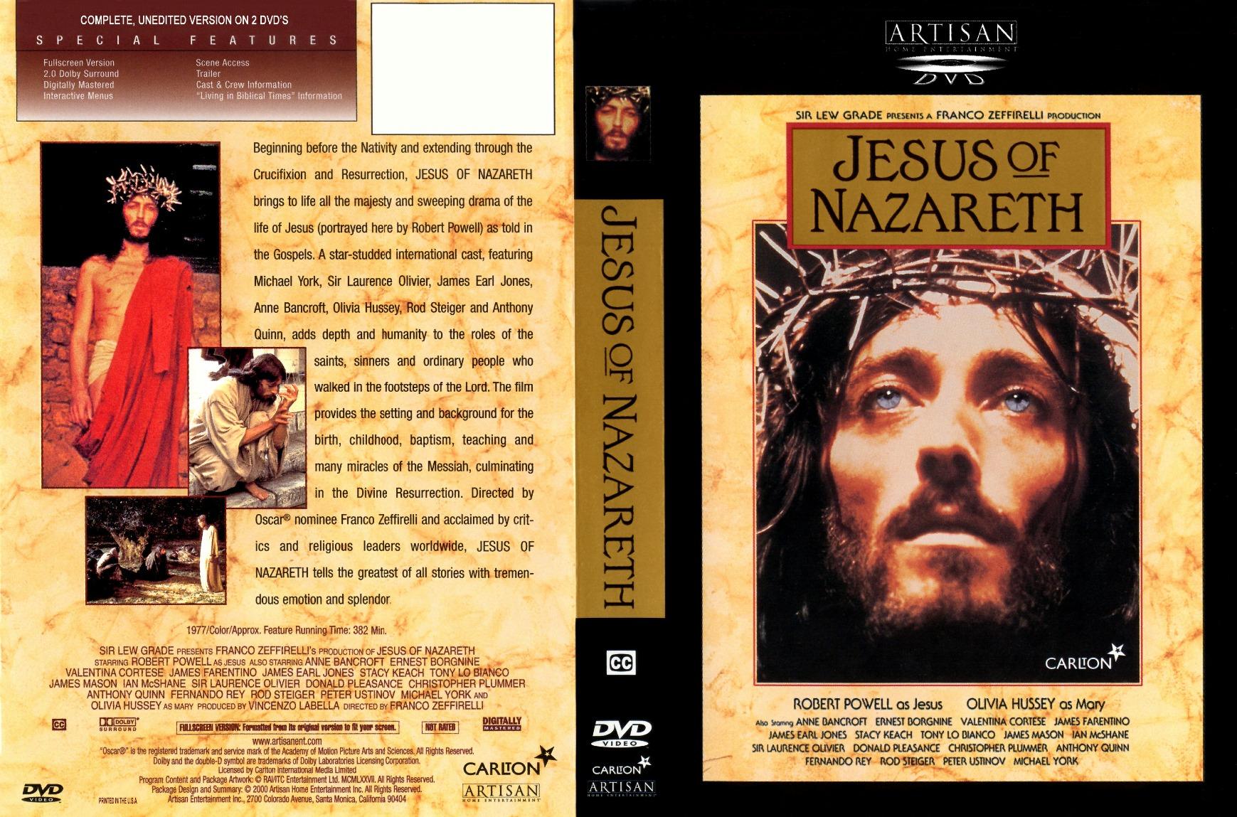 Amazon.com: Jesus of Nazareth [DVD] [1977] : Robert Powell, Anne ...