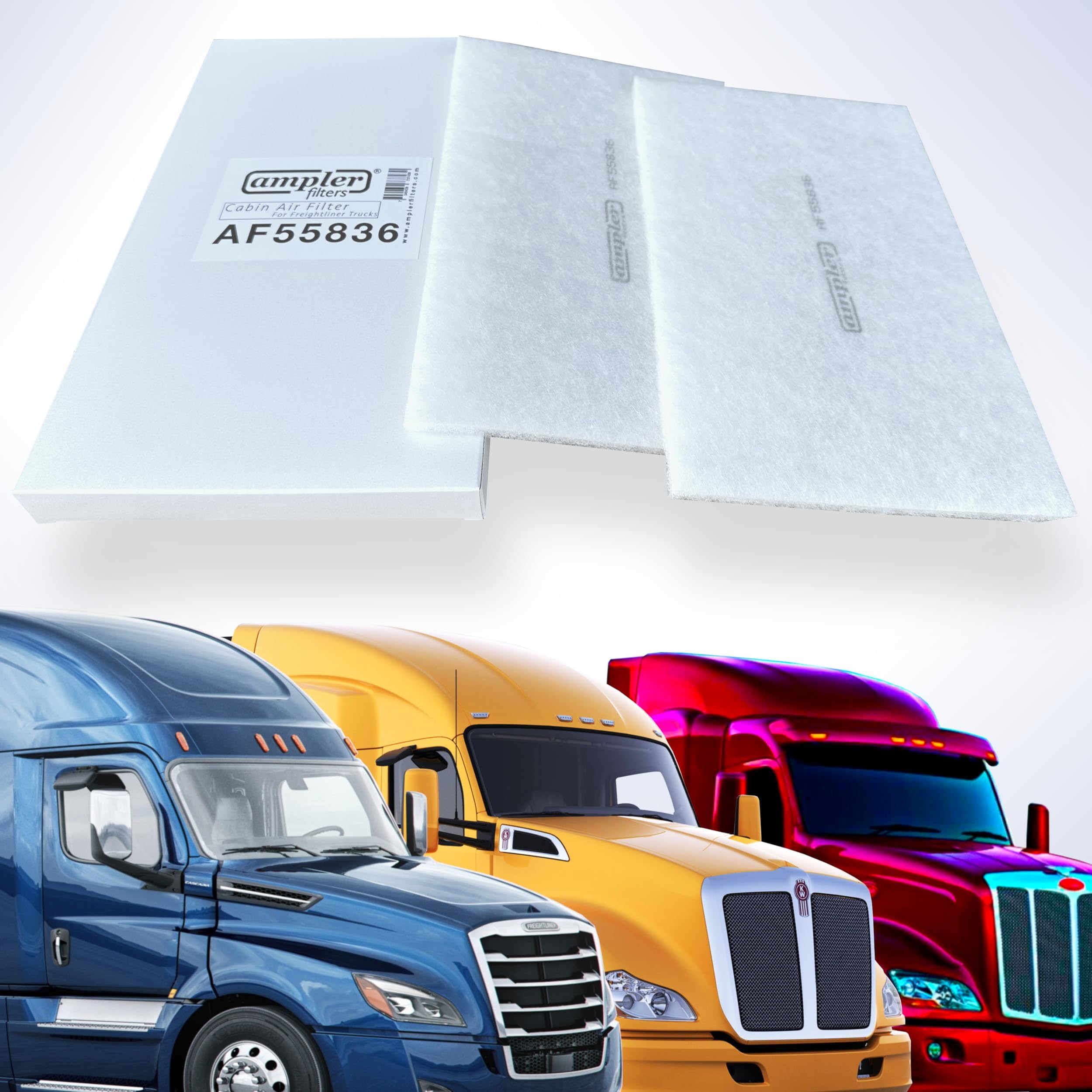 Amazon.com: AMPLER's 2-Pack Cabin Air Filters – Compatible with ...