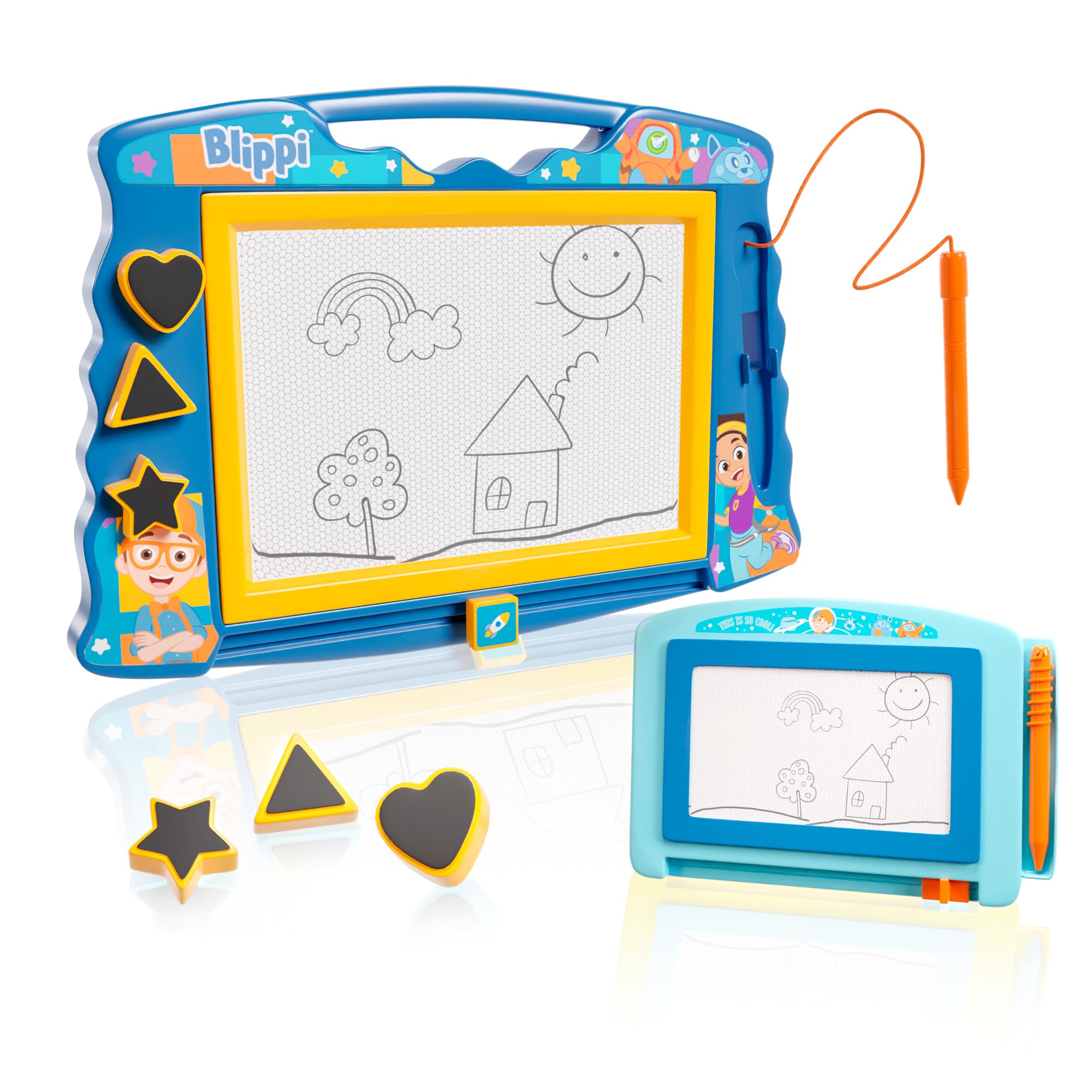 Amazon.com: Lollipop Blippi Magnetic Drawing Board Set: Creative Easel ...