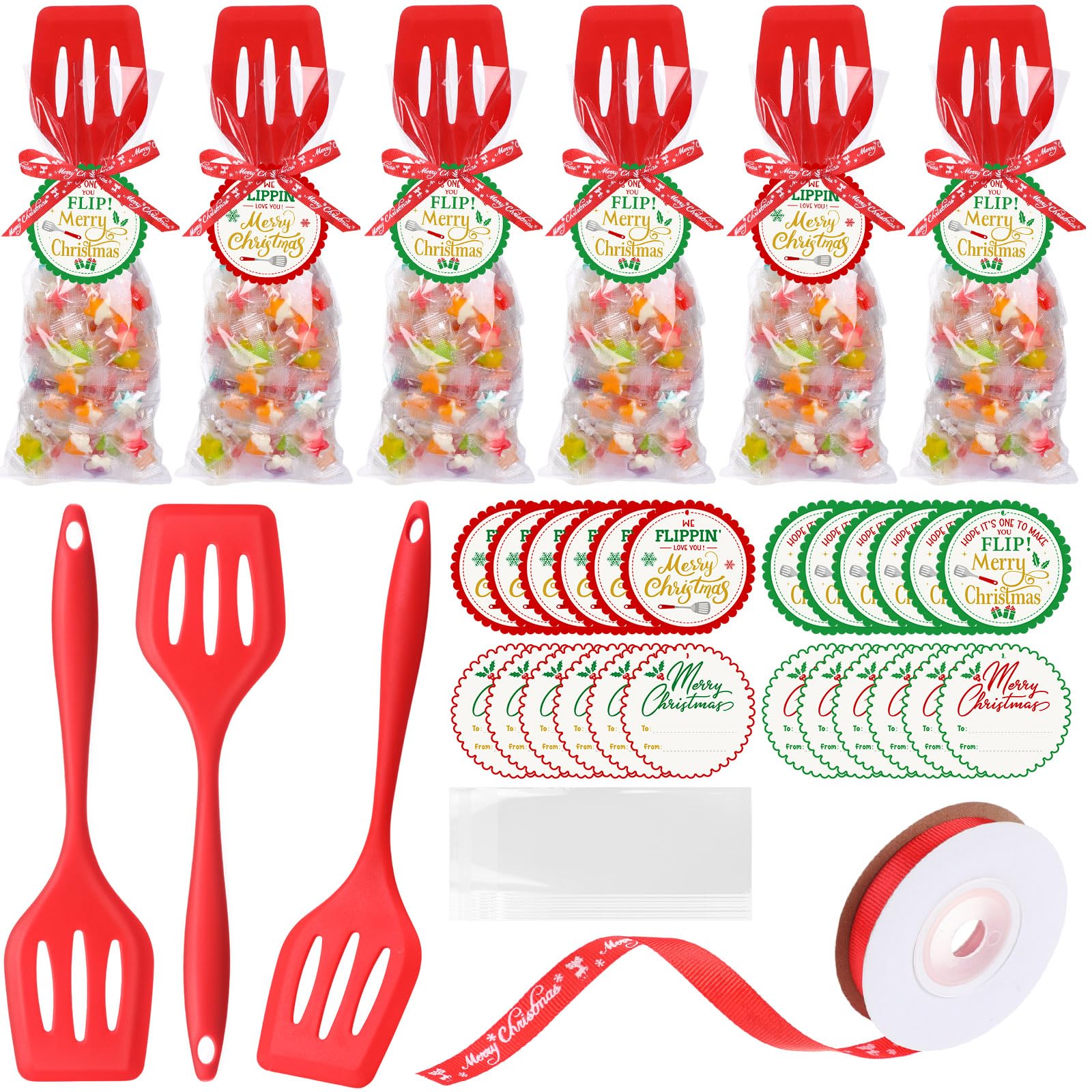 Amazon.com: Reallnaive 24 Pack Christmas Kitchen Utensils Gifts Bulk ...