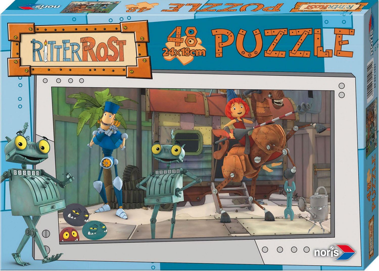 Noris 606031081 - Ritter Rost Puzzle - Prinz Protz, 48 Teile: Amazon.de ...