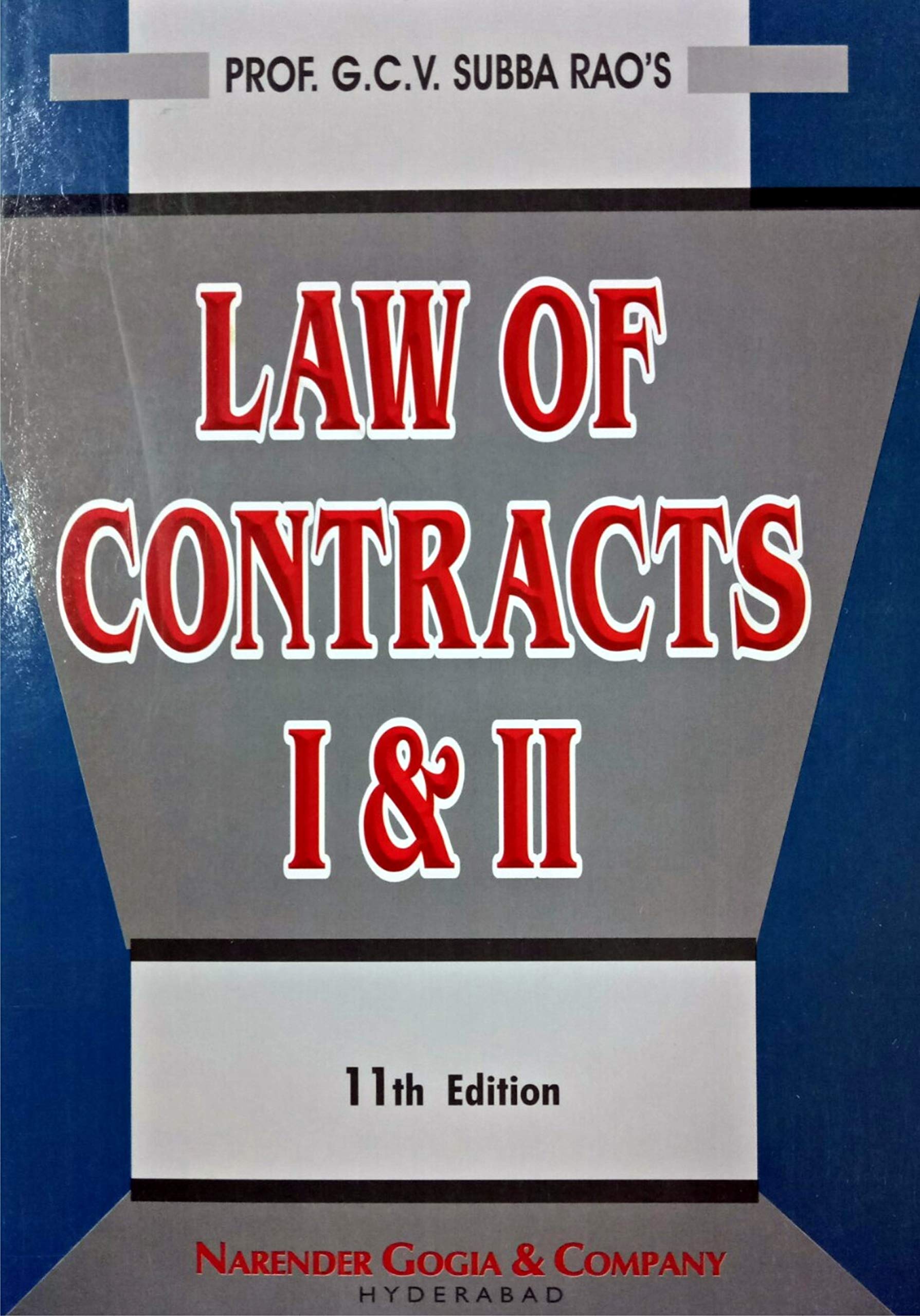Buy Law of Contracts I & II (Famous book on Law of Contracts) Book ...