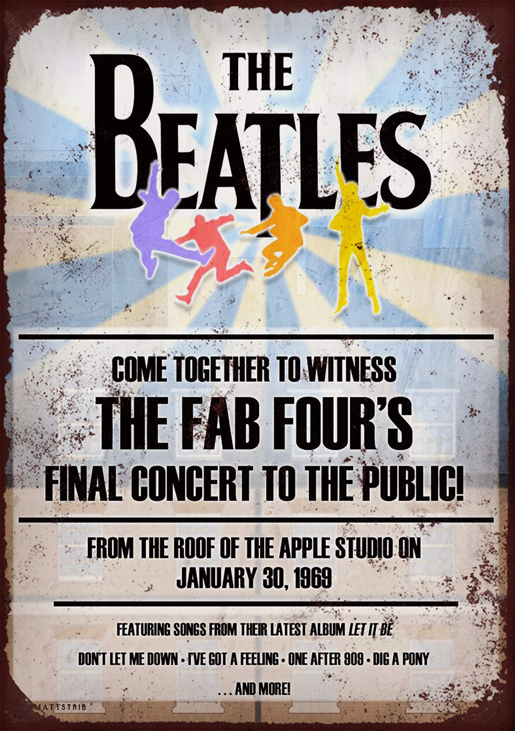 Beatles Metal Signs The Beatles Metal Wall Sign: Hard Days Night *NEW*