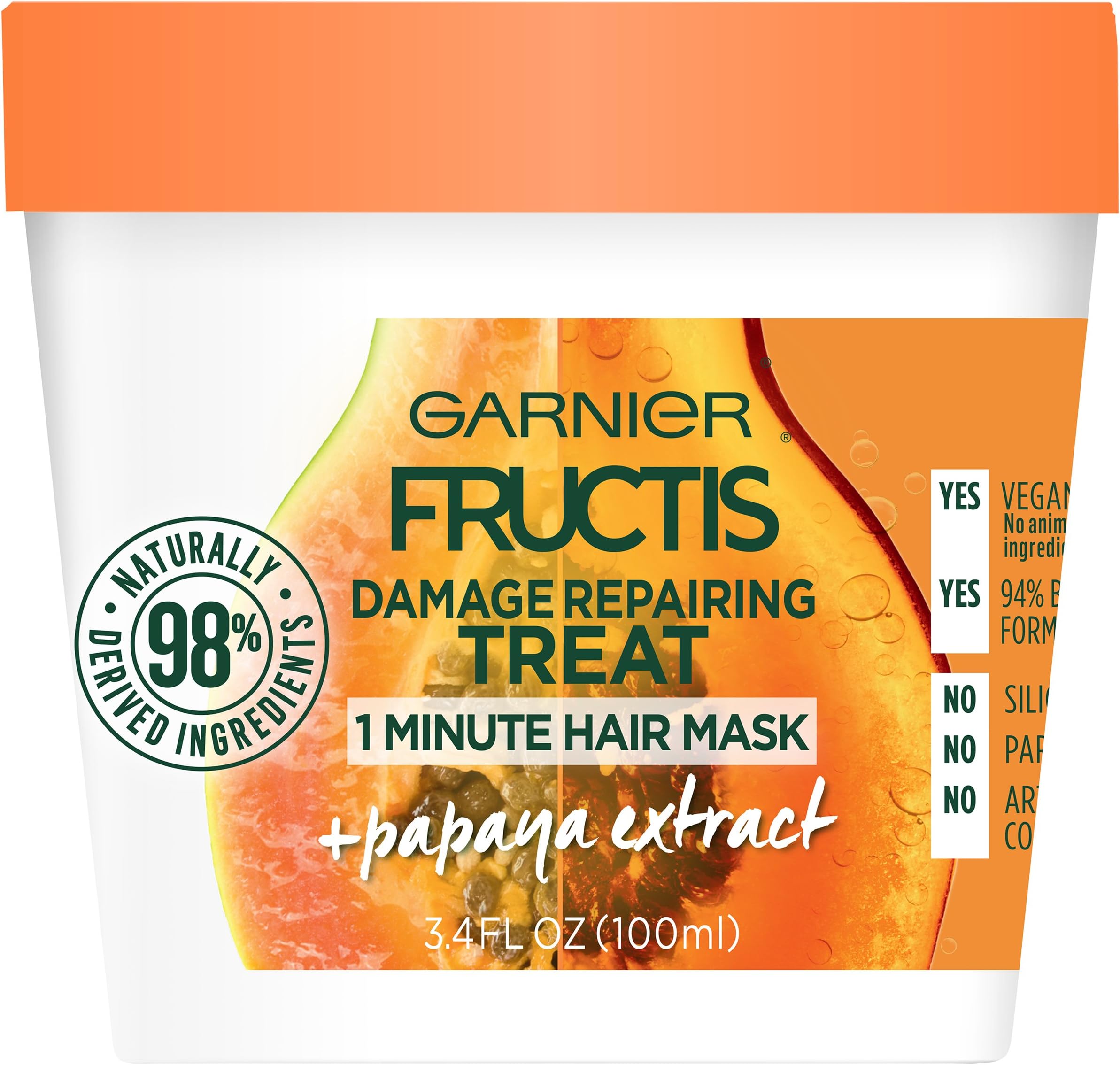 Amazon.com: Garnier Fructis Nourishing Banana Hair Food, 3-in-1 Mask ...