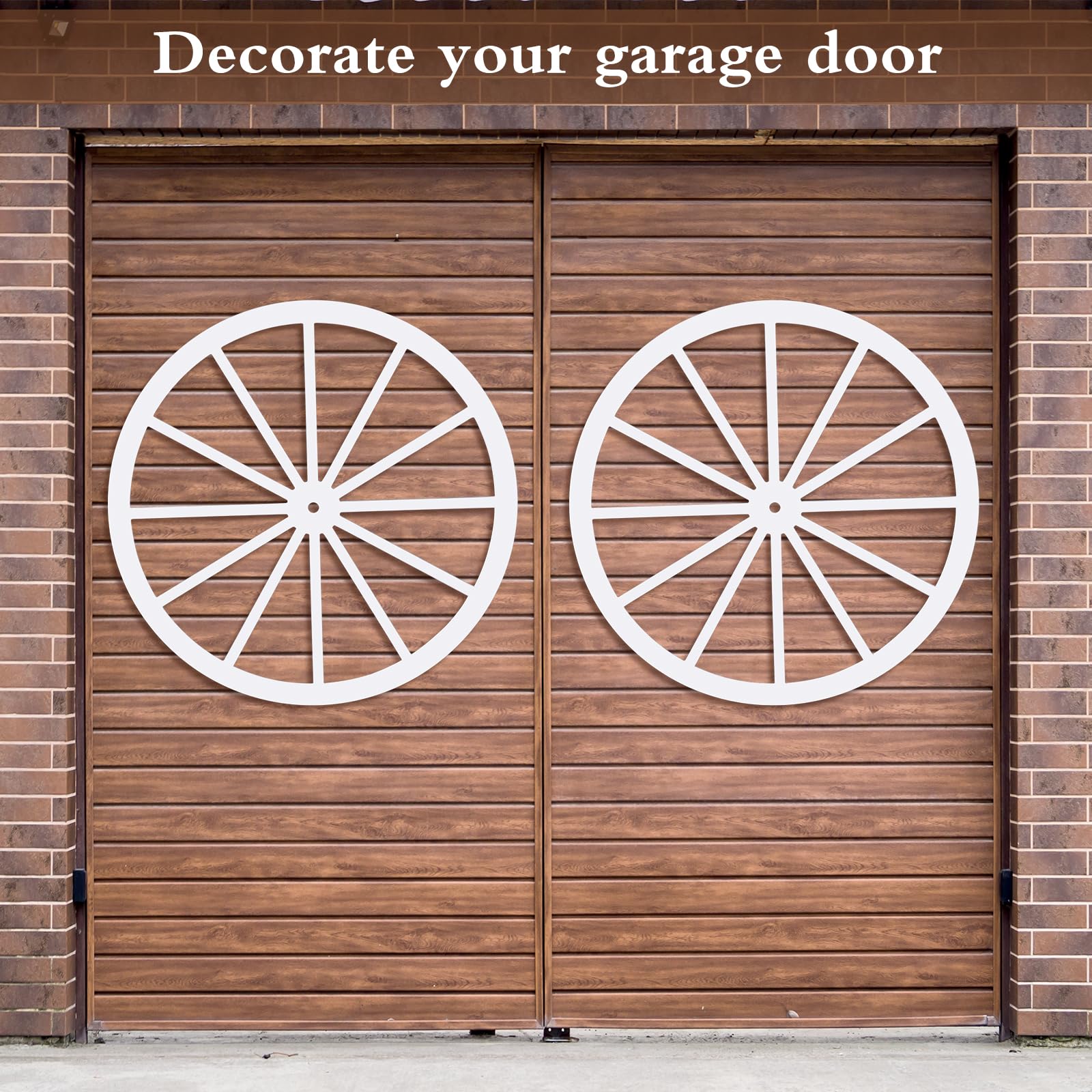 Snapklik.com : DaisyInner Wood Wagon Wheel Decorative Old Western Style ...