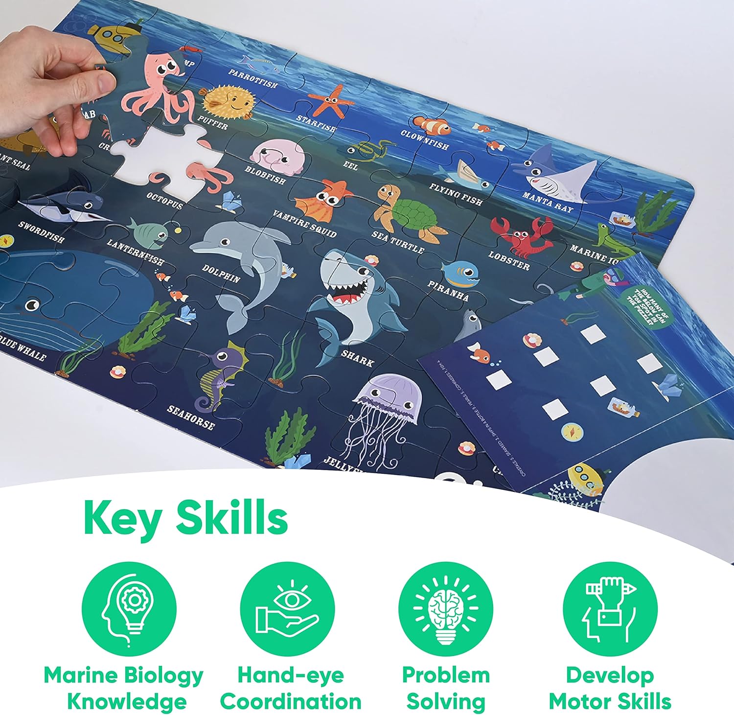 Buy OjO Underwater Explorers 48 Piece Science Puzzle for Kids ...