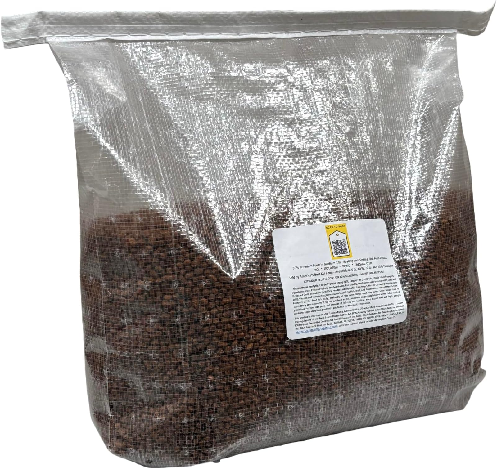 Amazon.com: America's Best Koi Food 1/8 Inch Floating and Sinking Fish ...