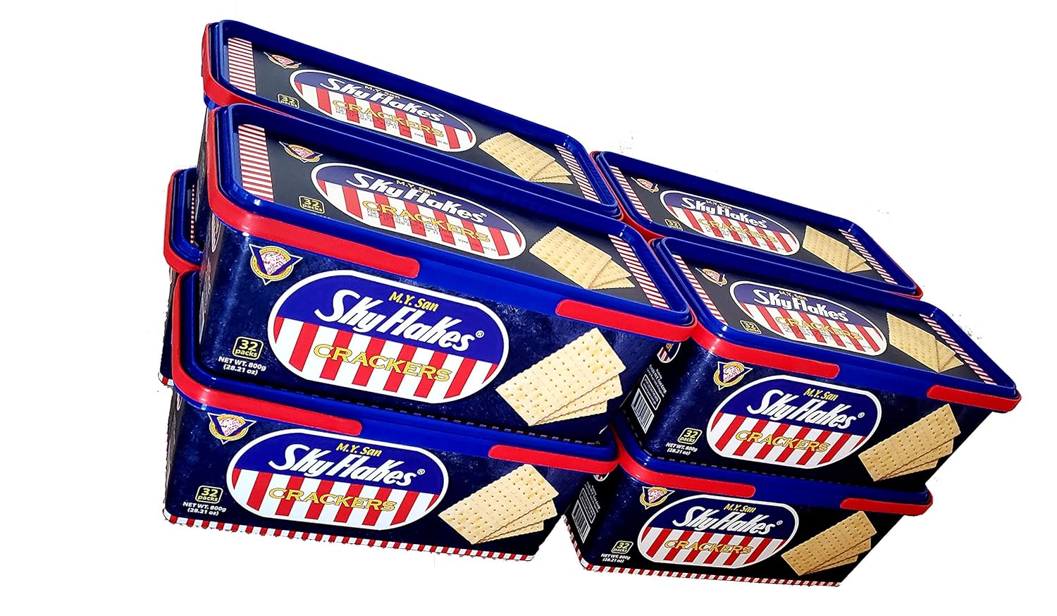 Skyflakes Crackers - 8 Plastic Containers of M.Y. Philippines | Ubuy