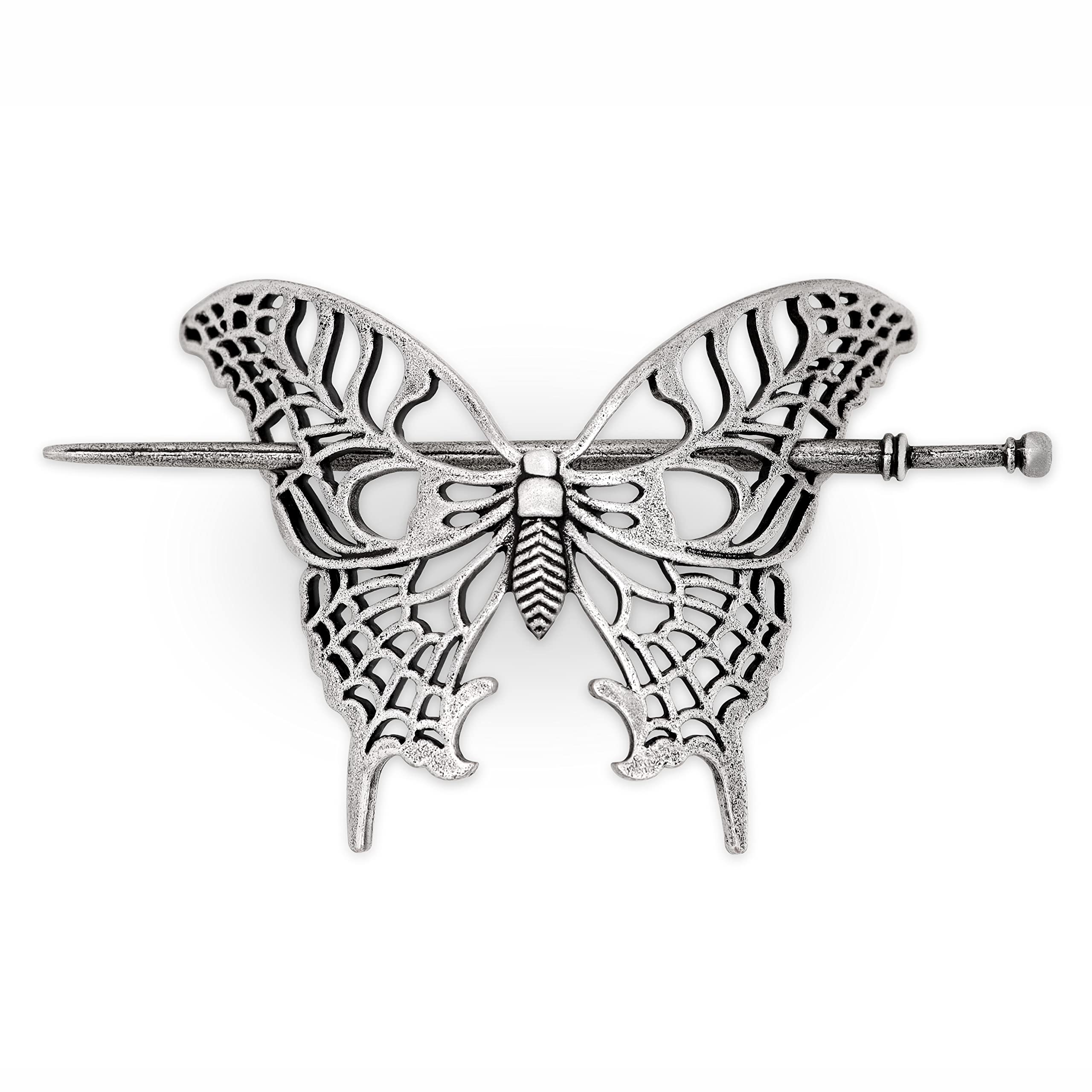 Amazon.com : HAQUIL Vintage Antique Medieval Hollow Butterfly Hairpin ...