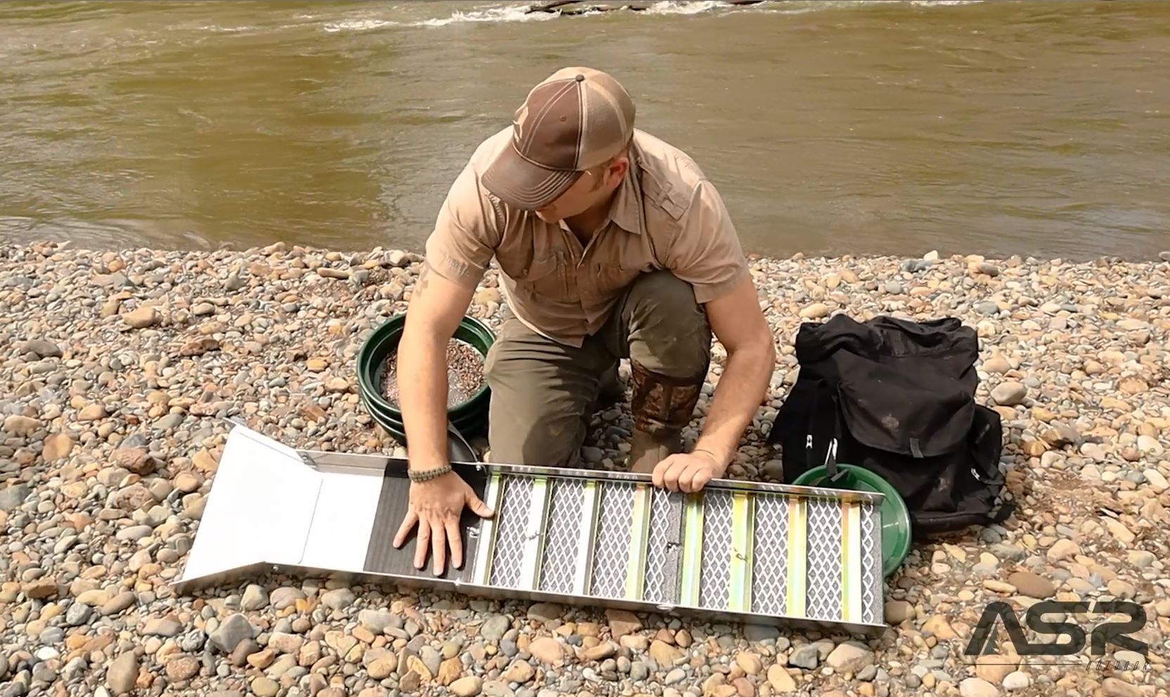 Watch ASR Outdoor Backpack Sluice Box Combo Gold Prospecting Tools on ...