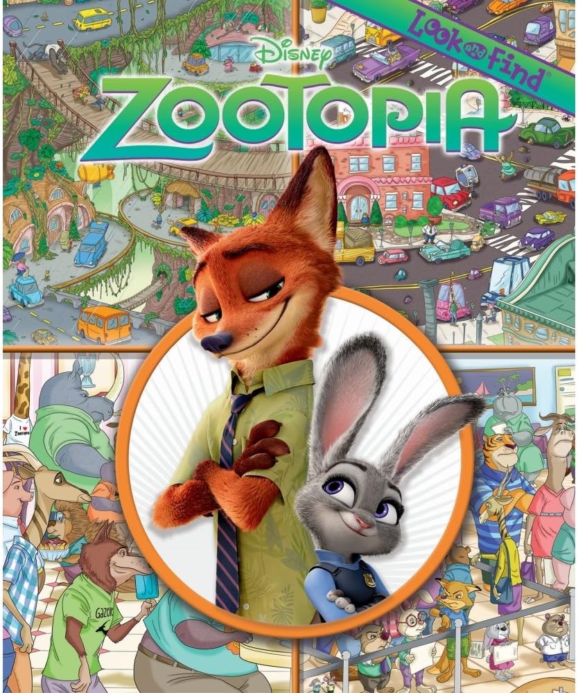 Amazon.com: Zootopia Look & Find : Walt Disney Company: Books
