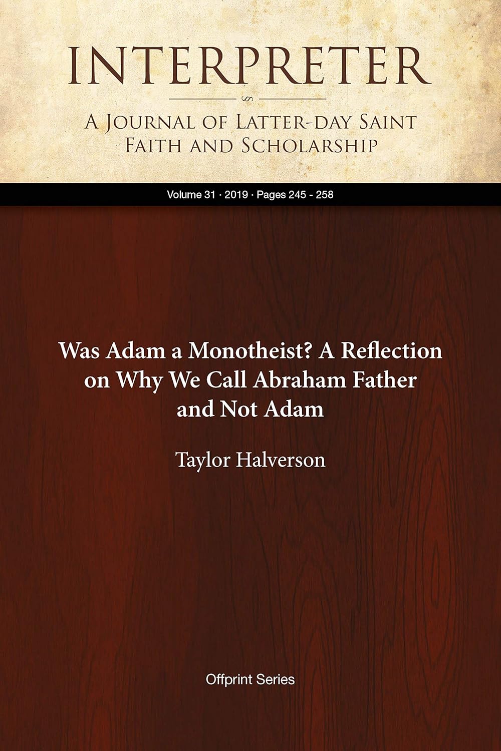 Was Adam a Monotheist? A Reflection on Why We Call Abraham Father and ...