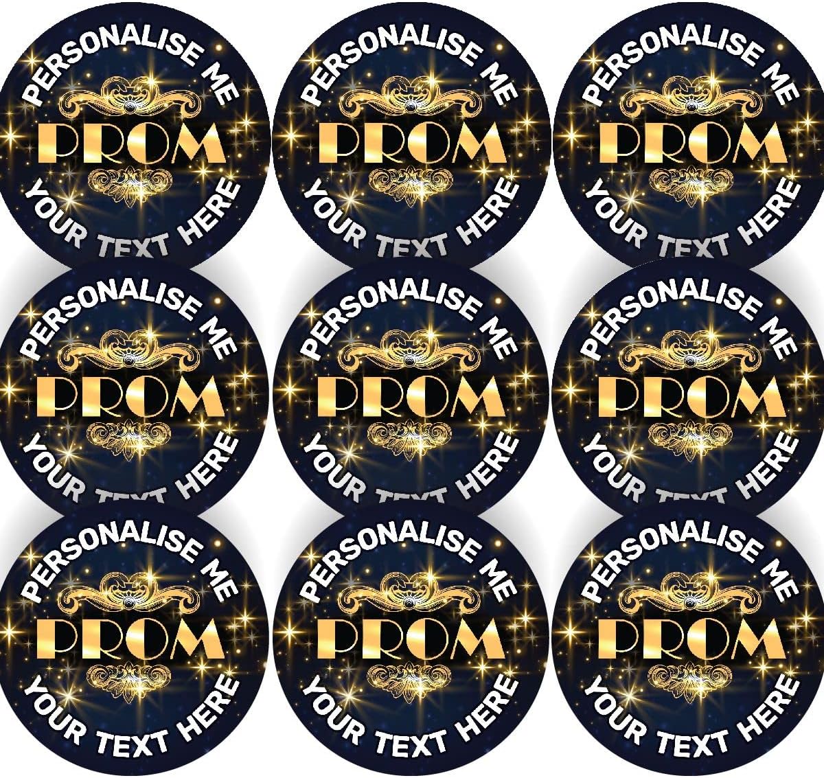 144 Prom Vintage Personalised 30mm Reward Stickers for School Teachers ...