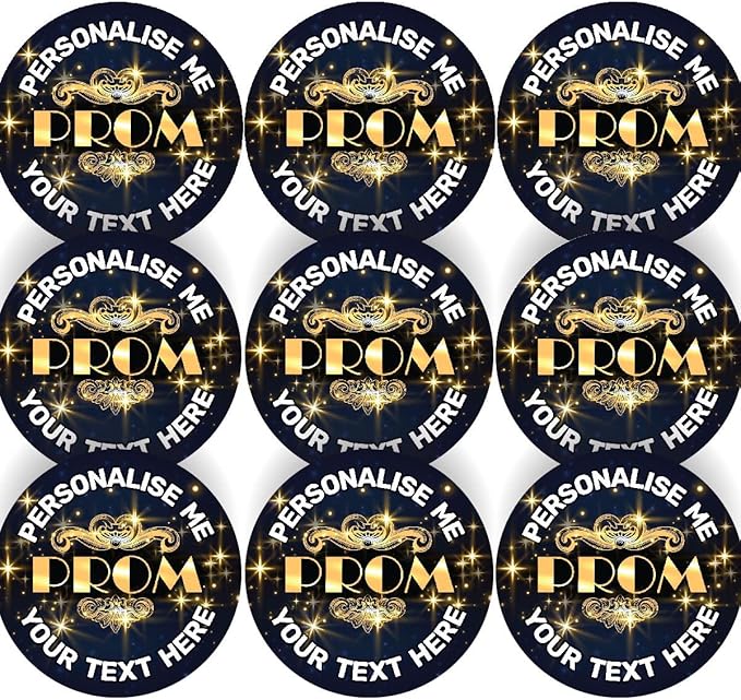 144 Prom Vintage Personalised 30mm Reward Stickers for School Teachers ...
