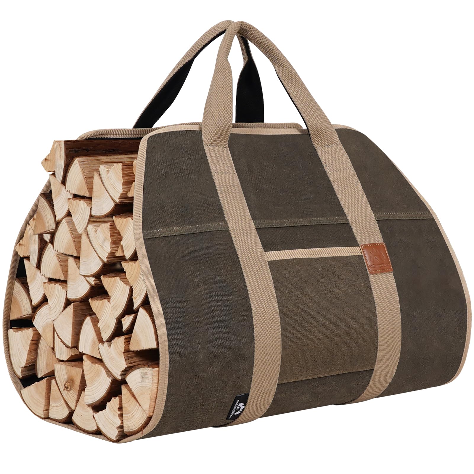 Amazon.com: GoCampDirect Firewood Carriers with Handles - 39×18Inch Log ...