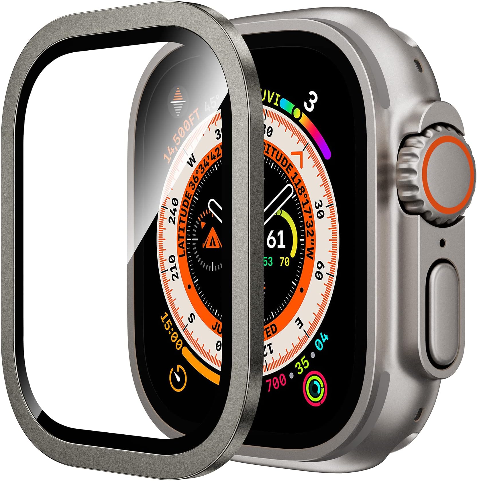 Amazon.com: COJOC for Apple Watch Ultra 2 / Ultra Screen Protector 49mm ...