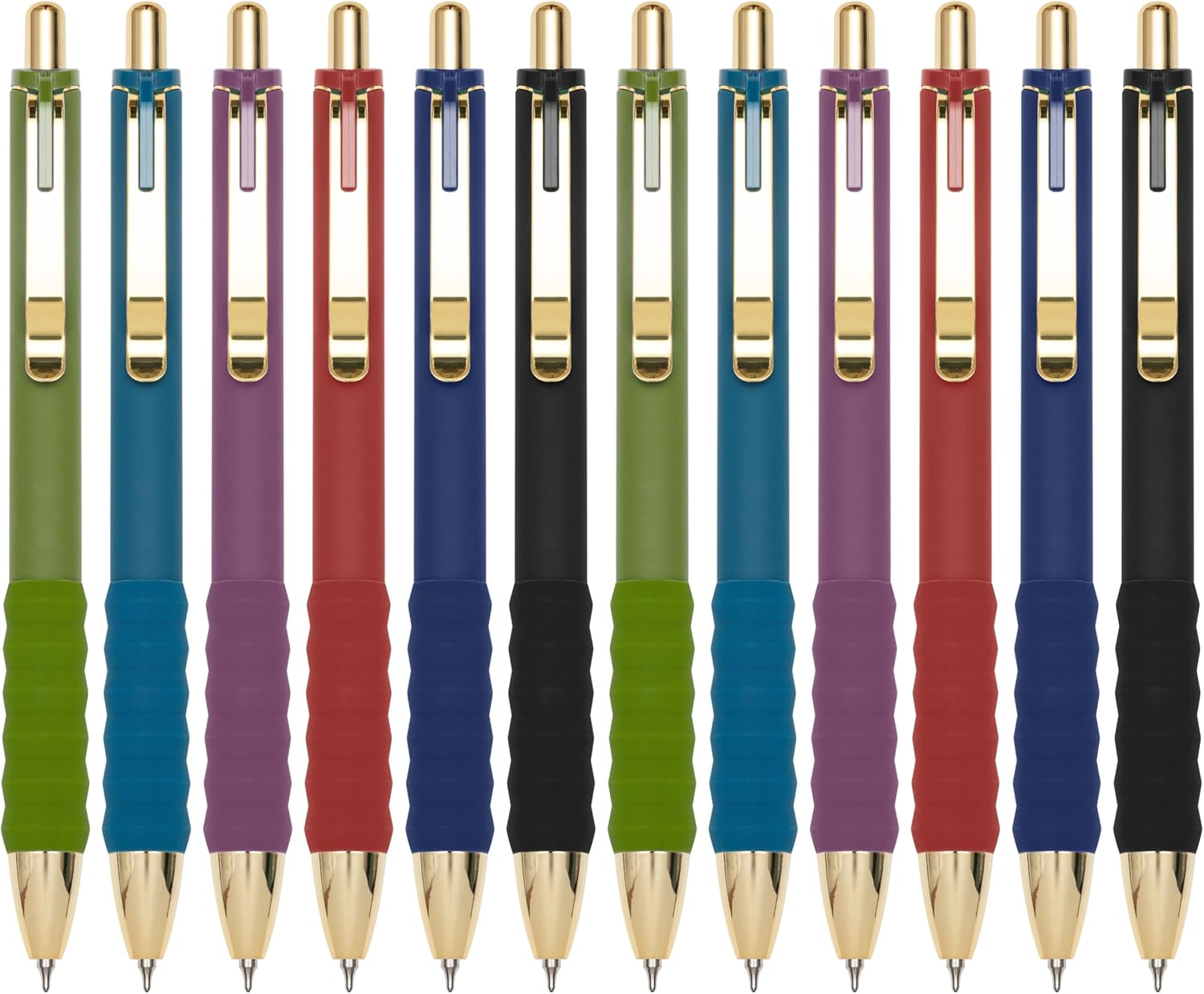 Amazon.com: Linbsunne Gel Pens Black Ink Pen 0.5mm fine Point Pens ...