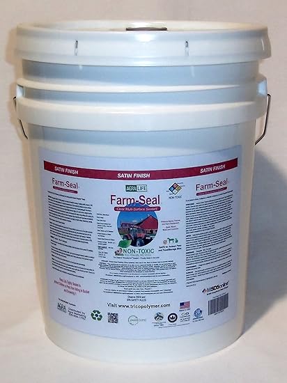 Farm-Seal -5 Gallon - all purpose nontoxic sealant: Amazon.com: Tools ...