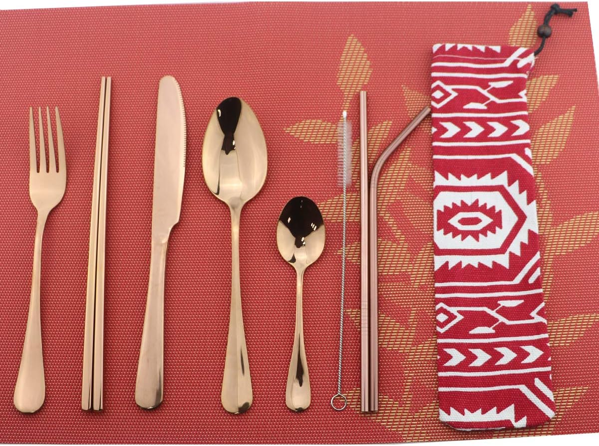 Amazon.com: Uniturcky 8 Pieces Stainless Steel Mirror Poblished ...