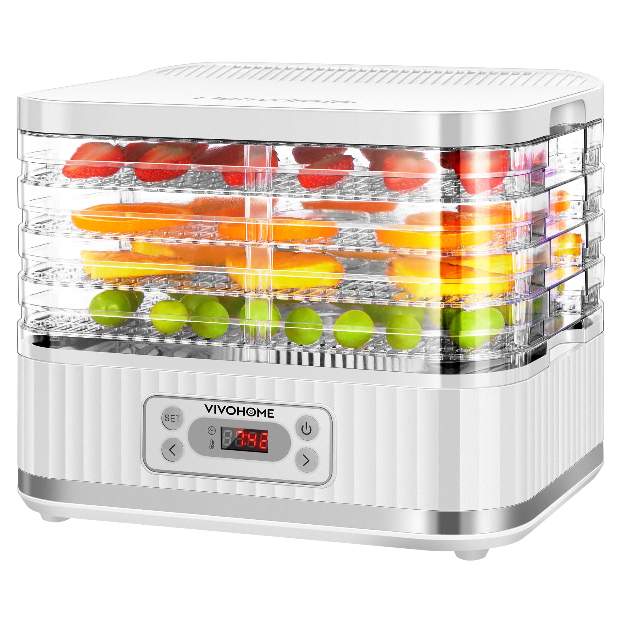 Amazon.com: VIVOHOME Electric 5 Trays Food Dehydrator Machine, 400W ...